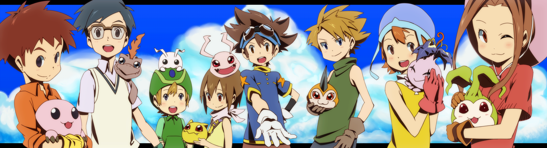 Epic Digimon Anime HD Wallpaper: Digital Adventure Awaits!