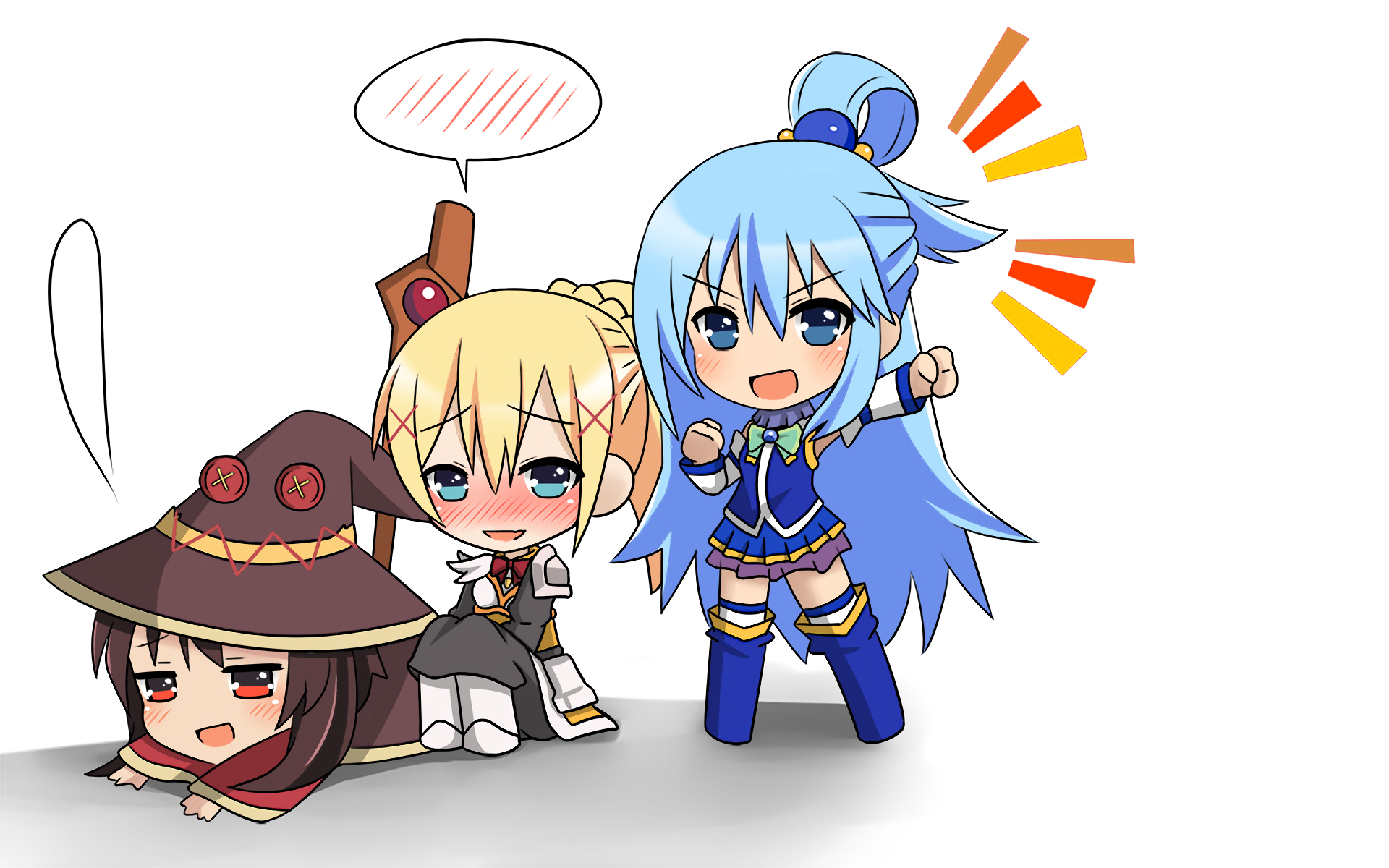 Konosuba Hd Wallpaper Aqua Darkness And Megumin 1756