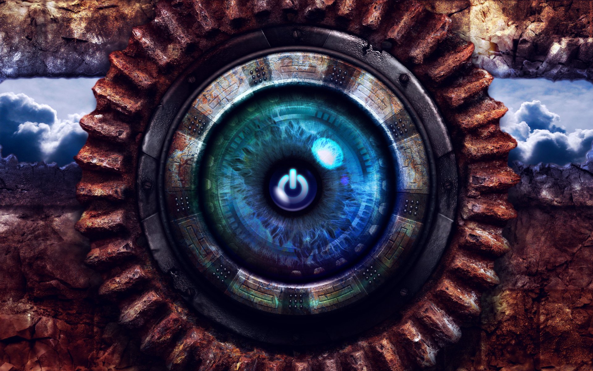 Abstract Technology HD Wallpaper: The Eye of Innovation