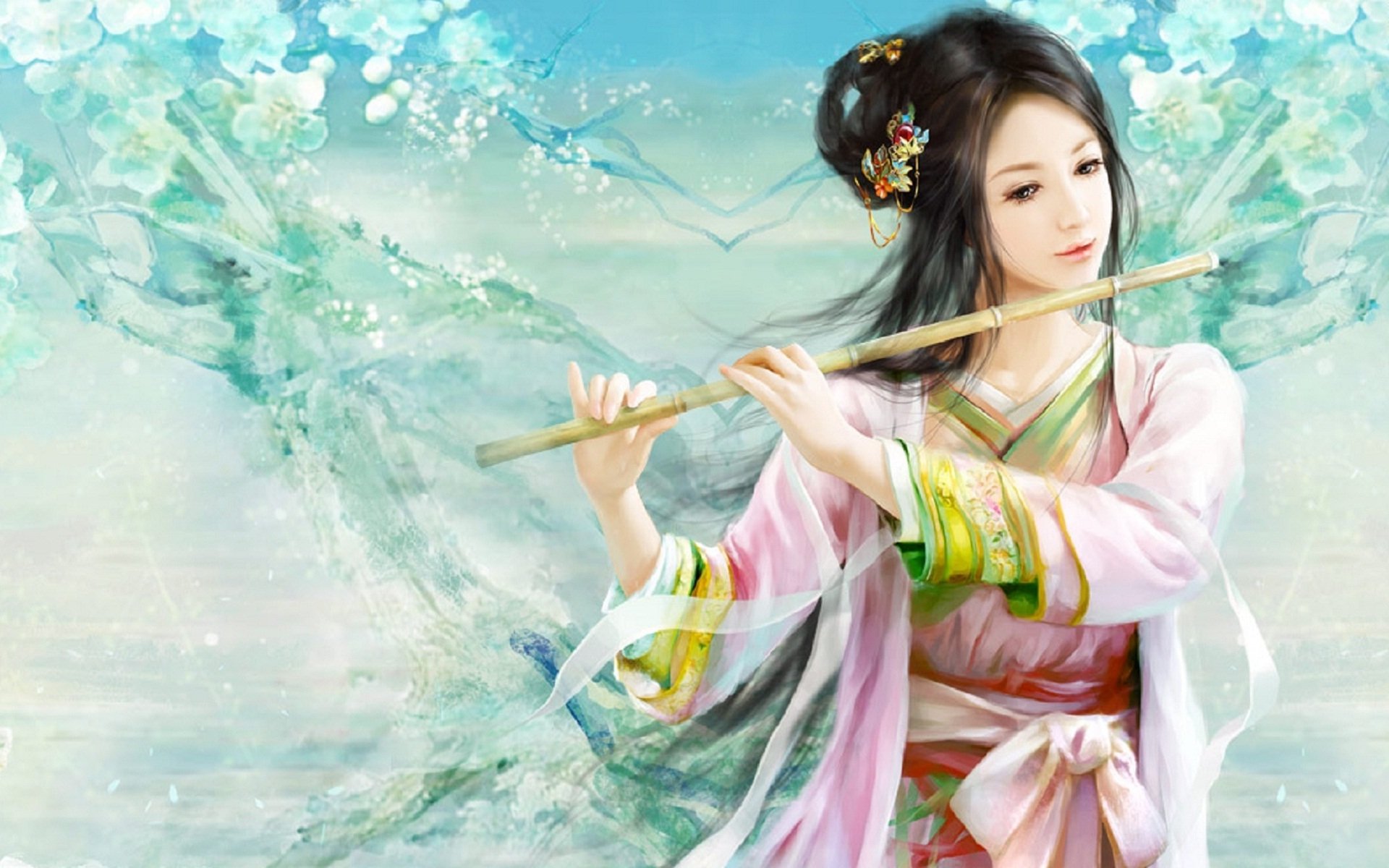 Ethereal Oriental Melody: Fantasy Asian Music HD Wallpaper | 1920x1200 ...