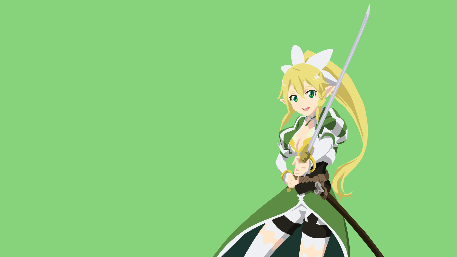 Download Minimalist Leafa (Sword Art Online) Suguha Kirigaya Anime ...