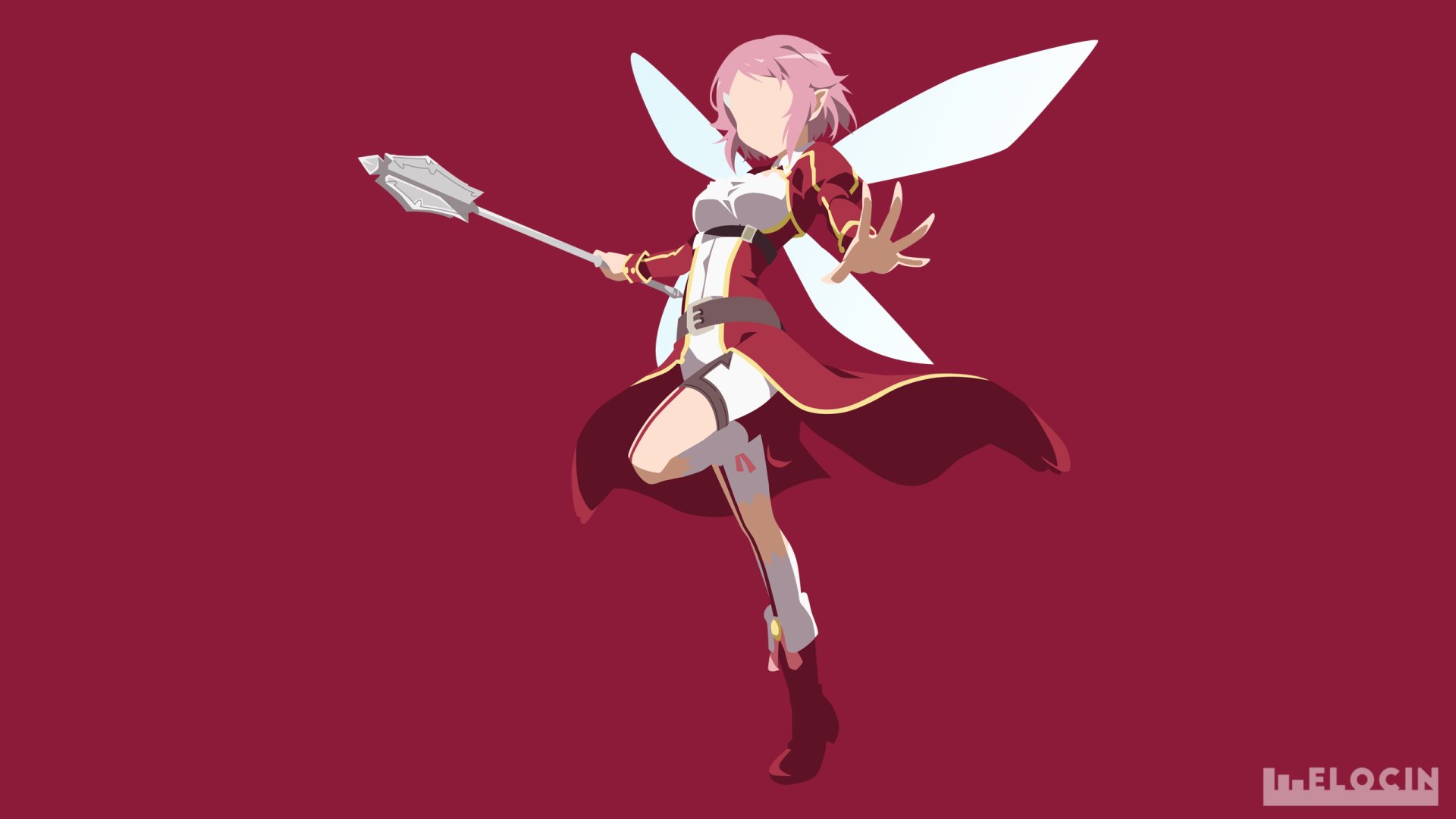 Download Minimalist Rika Shinozaki Lisbeth (Sword Art Online) Anime ...