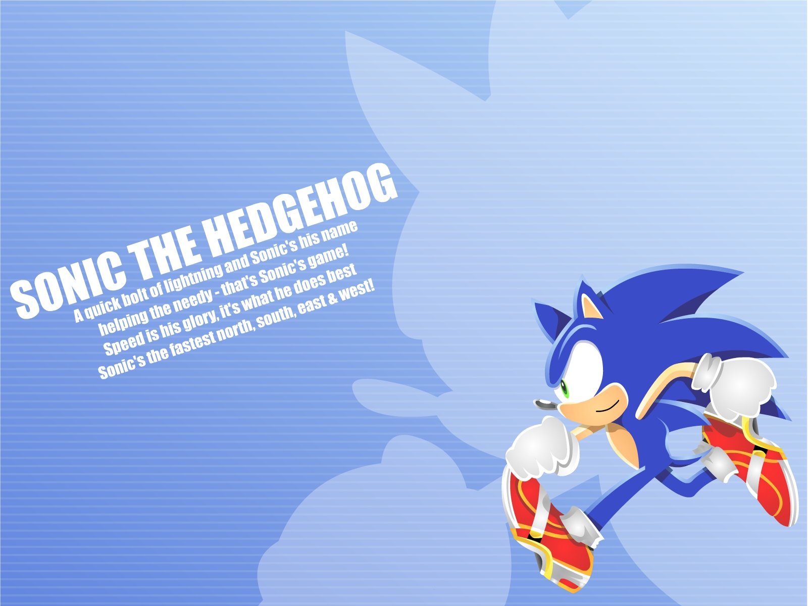 Sonic the Hedgehog HD Wallpaper - Iconic Video Game Speedster in Action