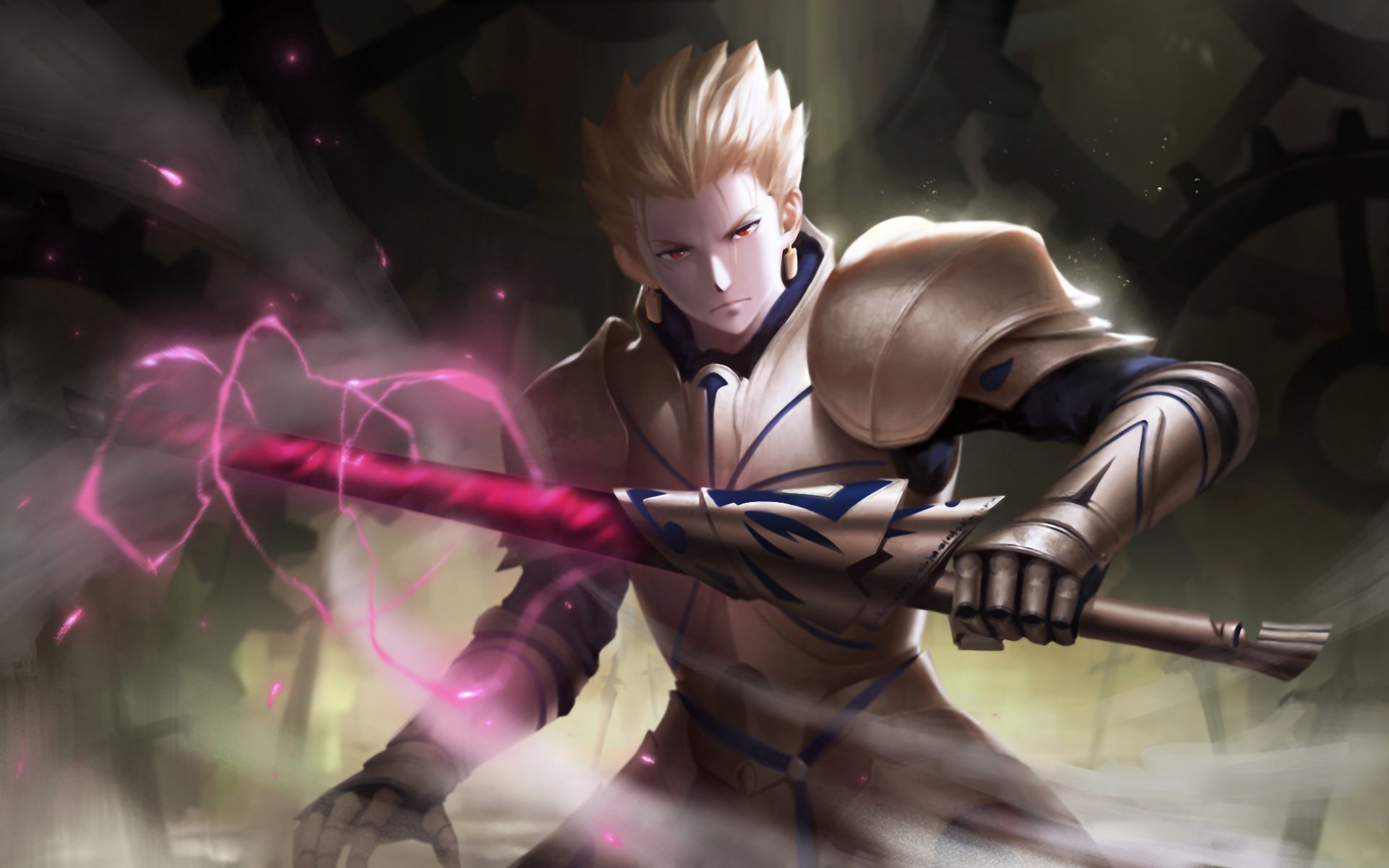 Gilgamesh Unleashed: Fate/Stay Night HD Anime Wallpaper by 龙之天雪