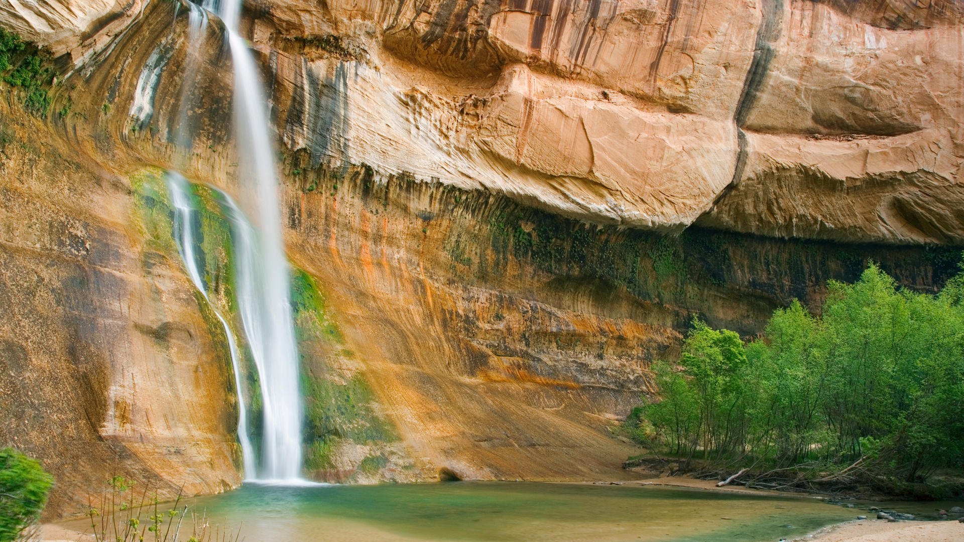 Download Nature Calf Creek Falls HD Wallpaper