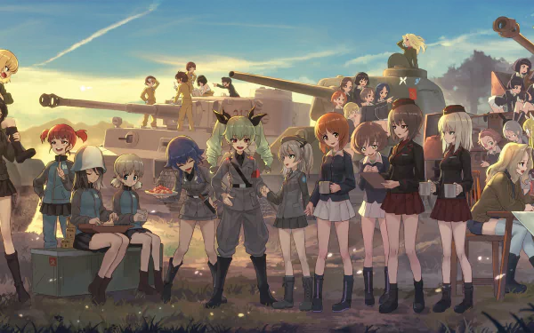 Download Anime Girls Und Panzer Wallpaper