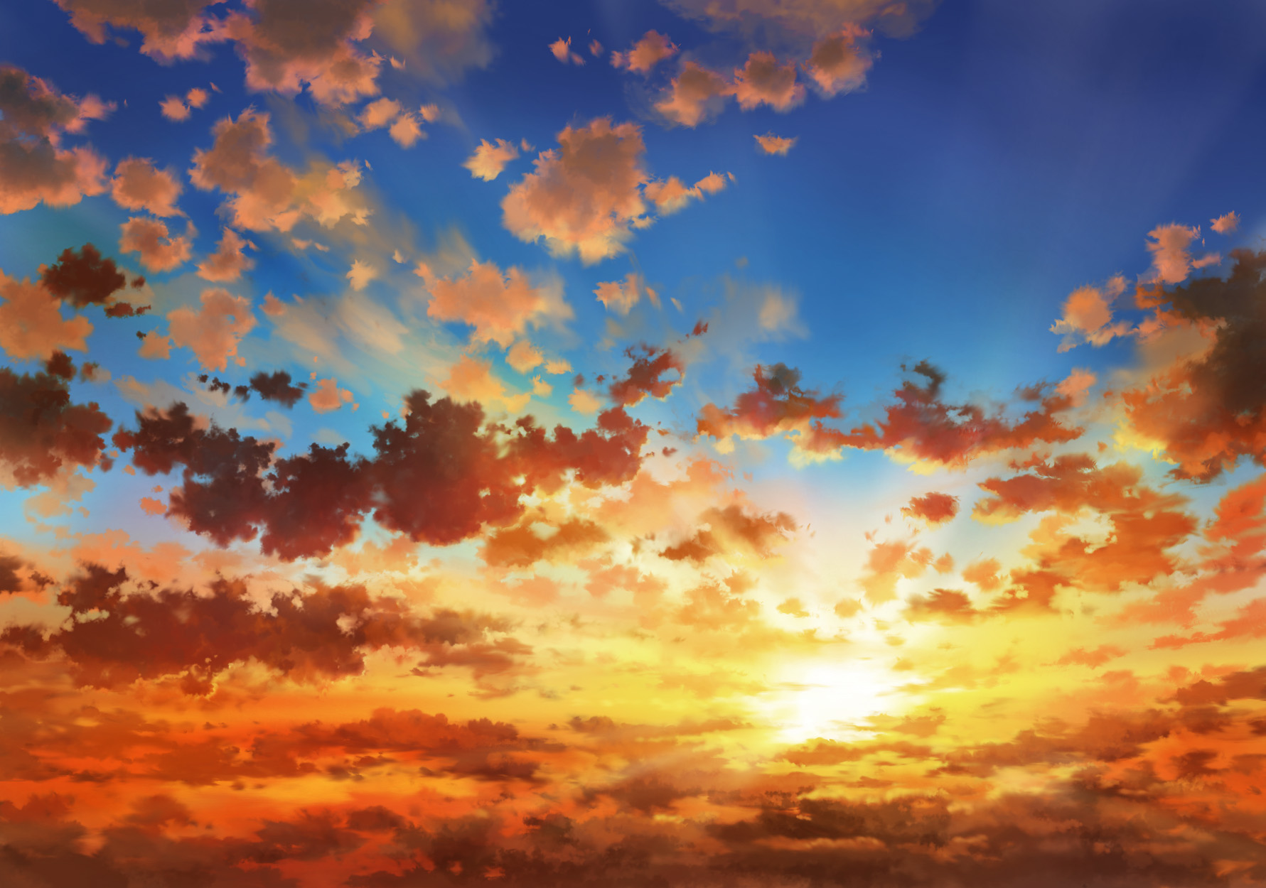 Download Cloud Anime Sky Sky Anime Wallpaper