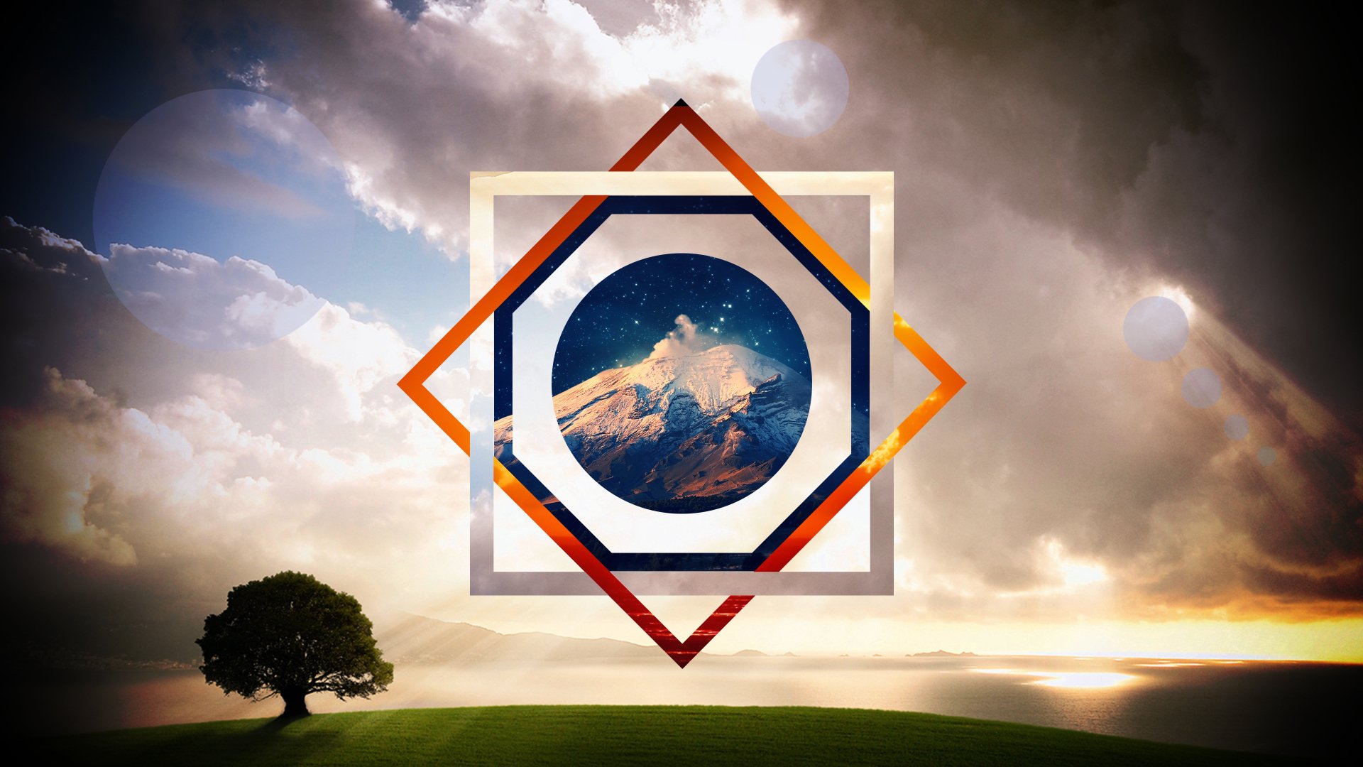 Polyscape Landscape vector by kiran_9614