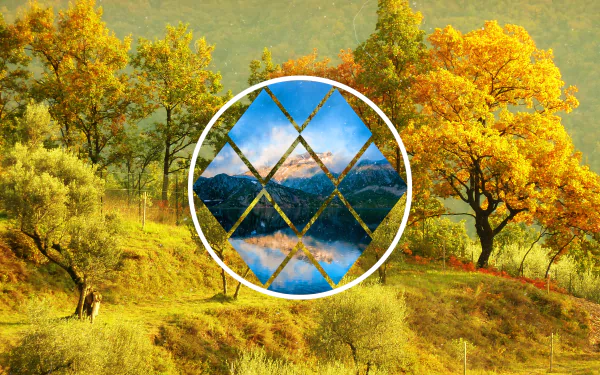 Stellar Seascape Triangle HD Wallpaper