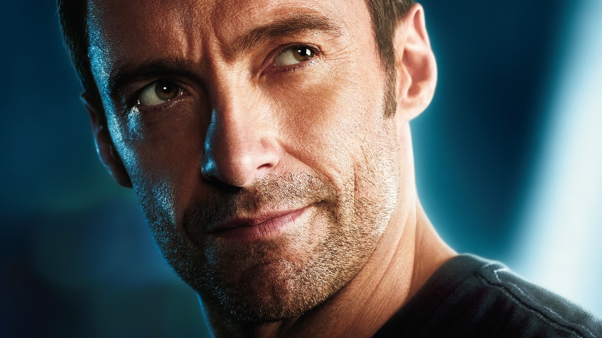 Hugh Jackman HD Wallpaper from Real Steel – Dynamic Movie Portrait