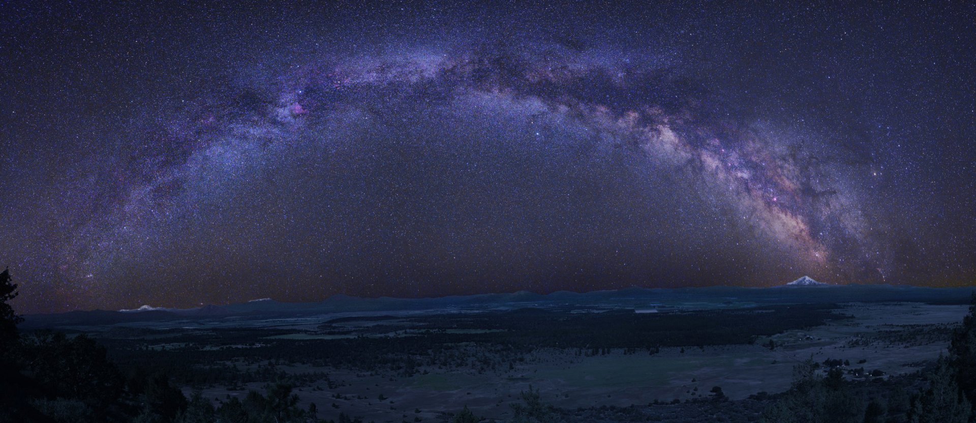 Celestial Frontier: HD Sci-Fi Nightscape | 2160x936 | Wallpaper Abyss