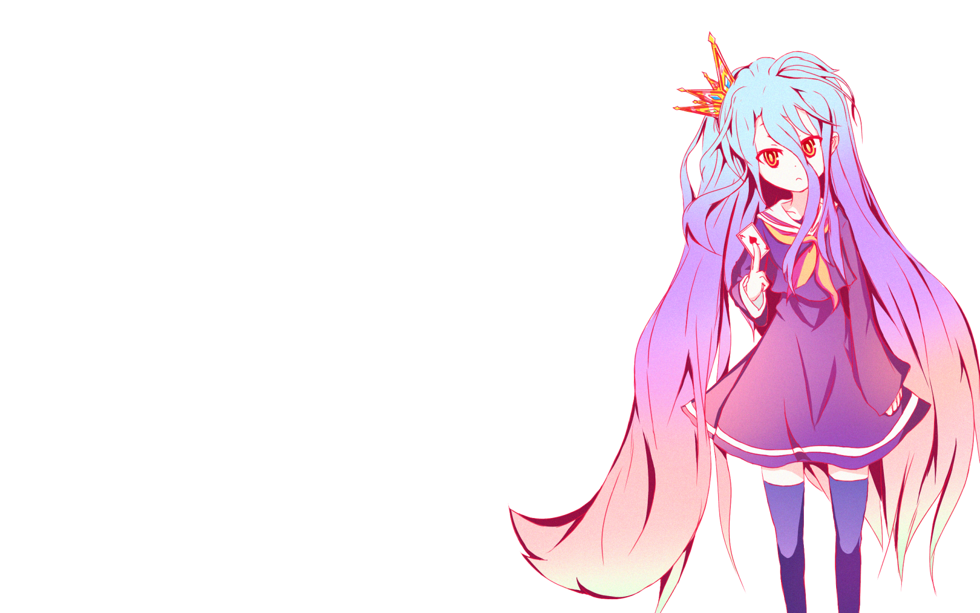 Shiro HD Wallpaper – No Game No Life Anime Elegance | 2560x1600 ...