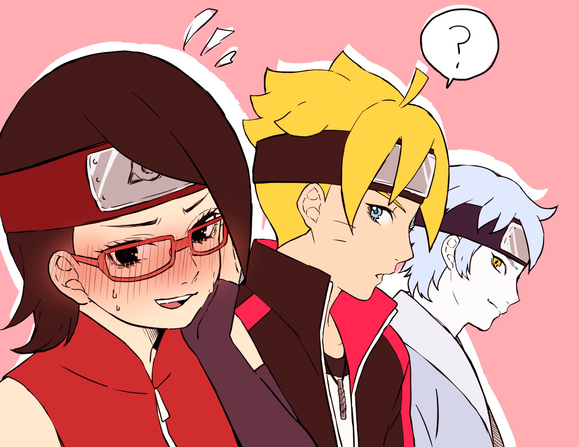 Boruto & Friends: Mitsuki, Sarada Uchiha HD Anime Wallpaper | 2624x2024 ...