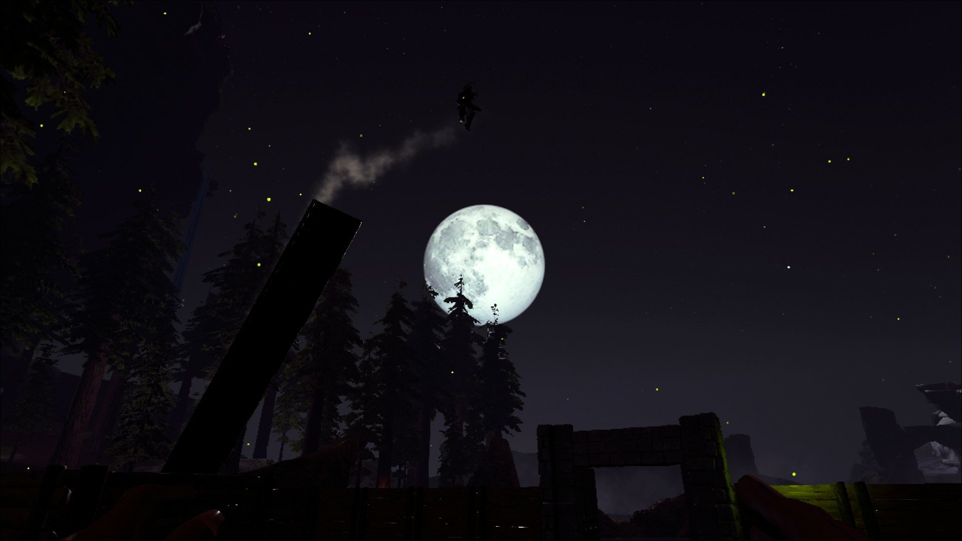 Ark: Survival Evolved HD Wallpaper – Epic Night Under the Full Moon