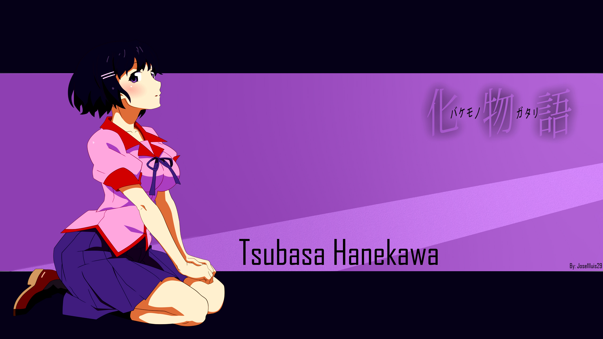 Download Tsubasa Hanekawa Anime Monogatari (Series) HD Wallpaper