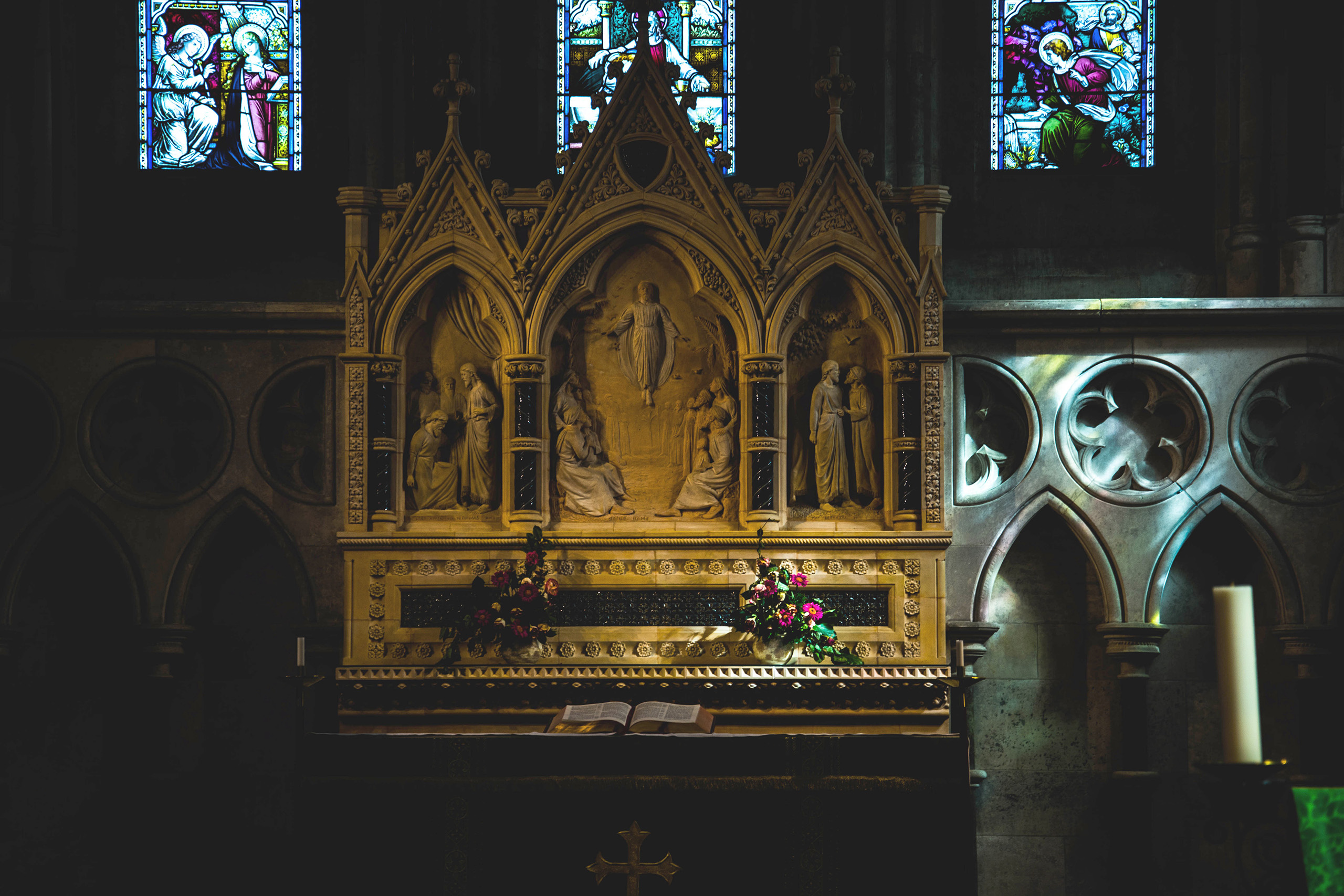 Mystical Fantasy Church Architecture - HD Faith Wallpaper by BlueTechWizard
