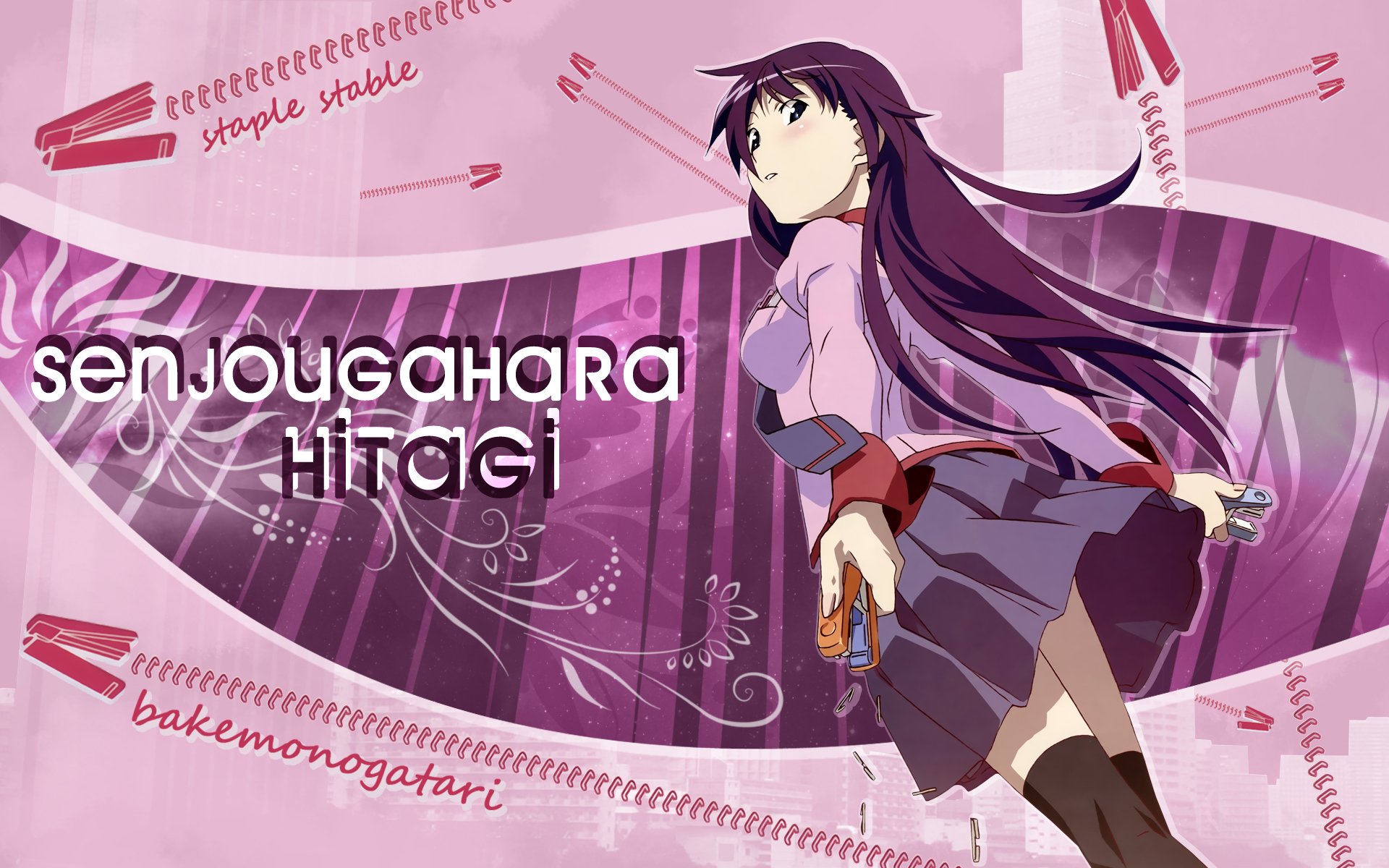 Download Hitagi Senjōgahara Anime Monogatari (Series) HD Wallpaper ...