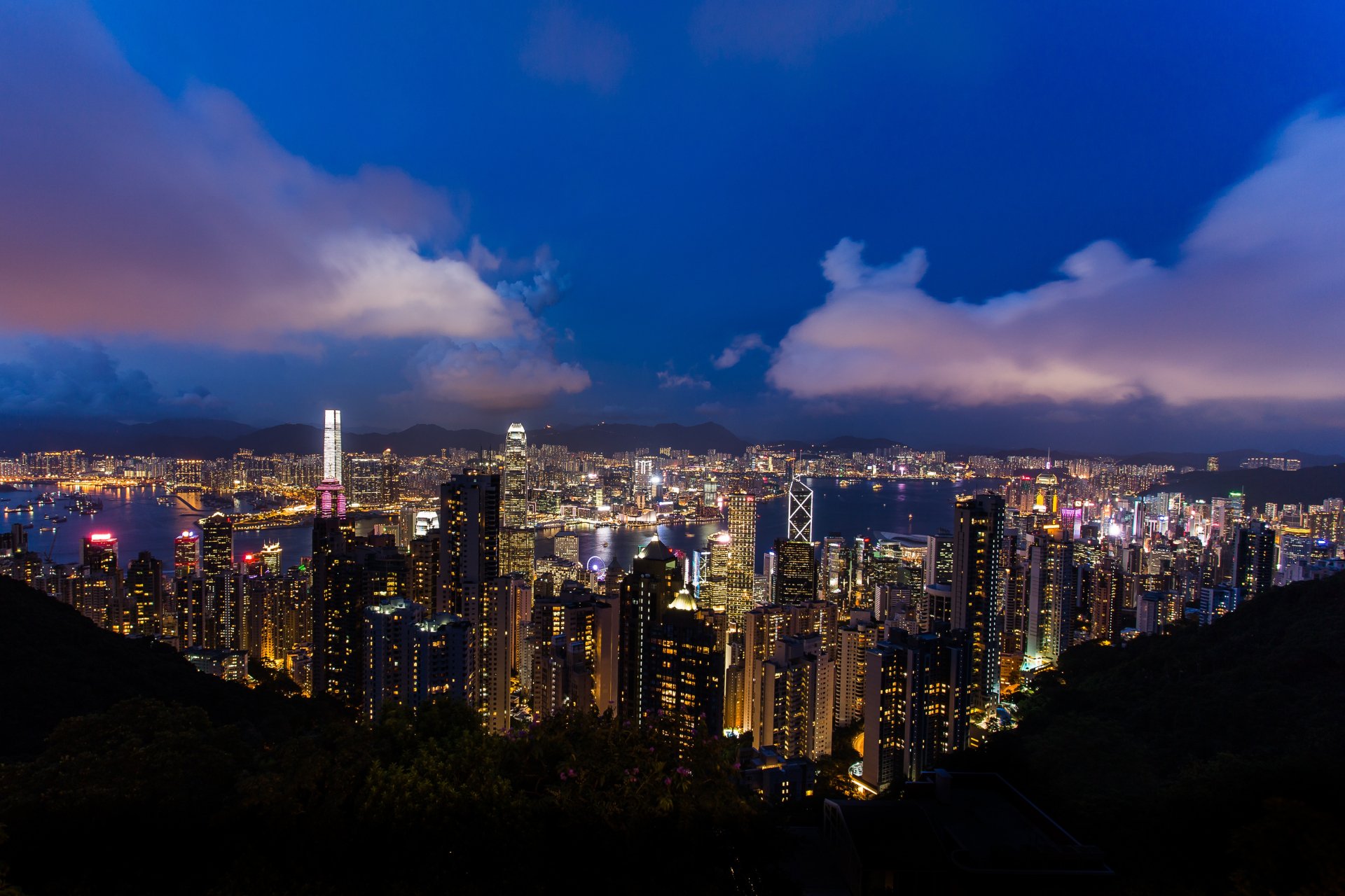 Download Cloud Skyscraper Building Night China Cityscape City Man Made ...
