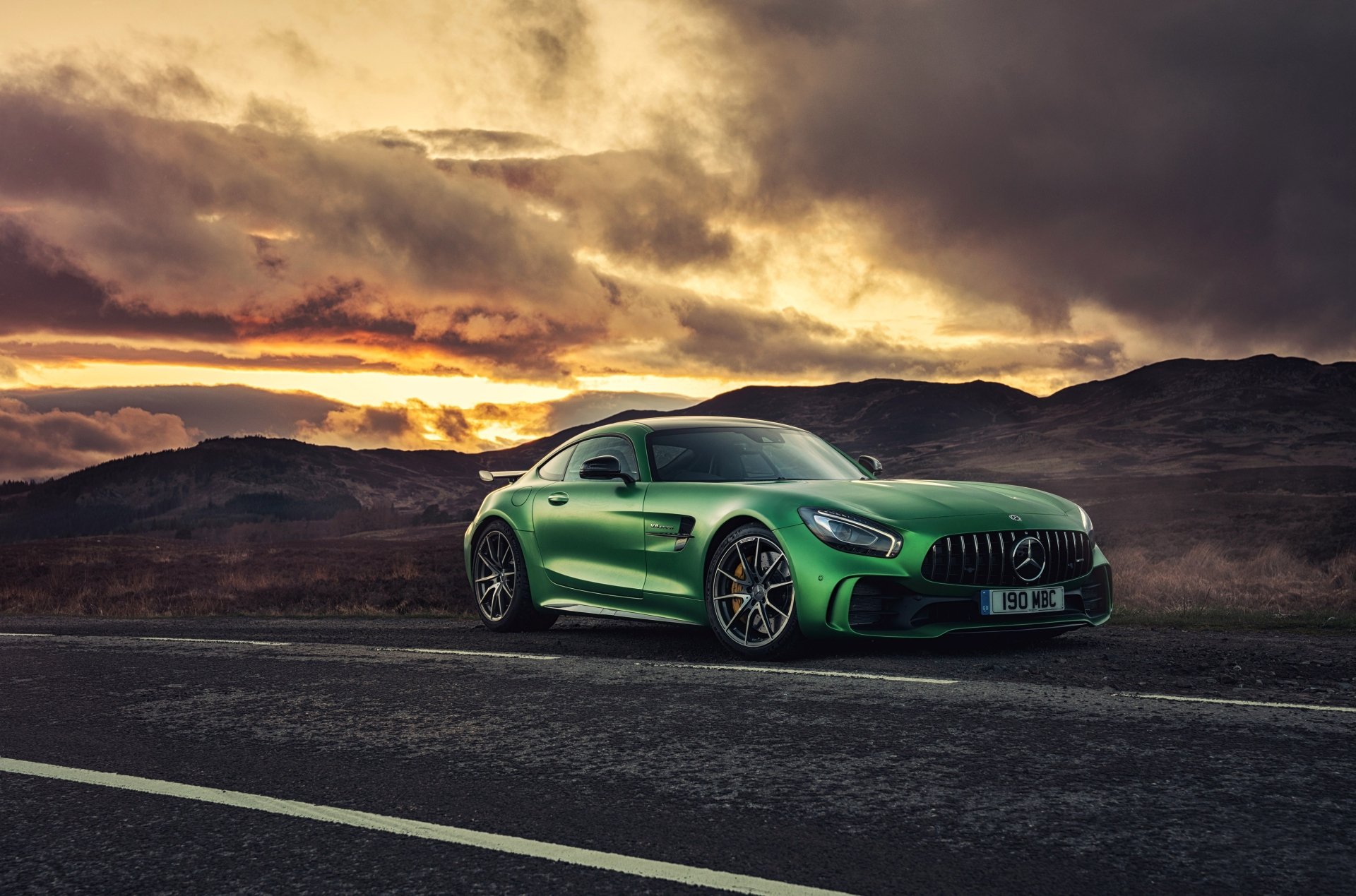 Download Supercar Green Car Car Mercedes-Benz Vehicle Mercedes-AMG GT ...