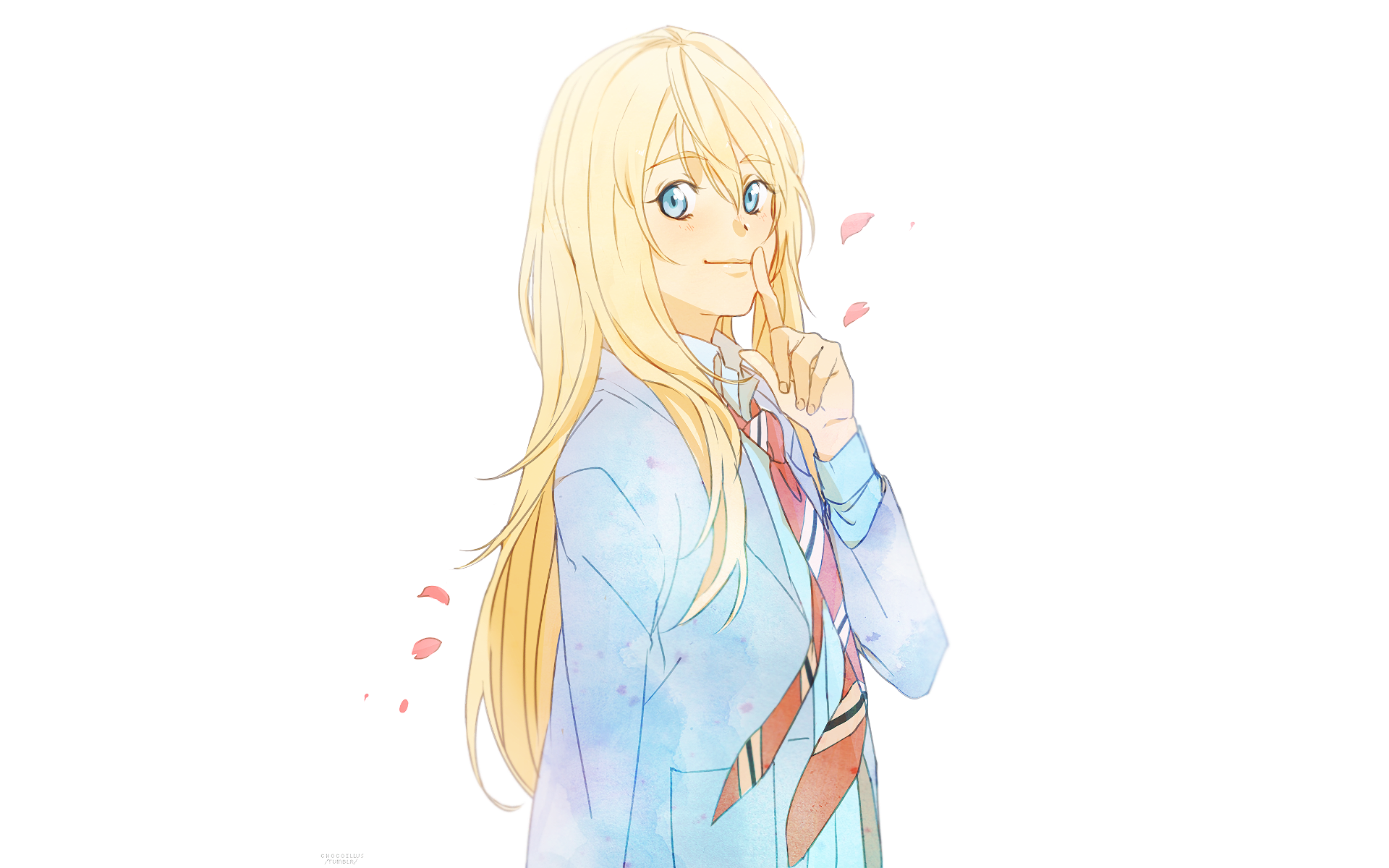 Download Kaori Miyazono Anime Your Lie In April HD Wallpaper