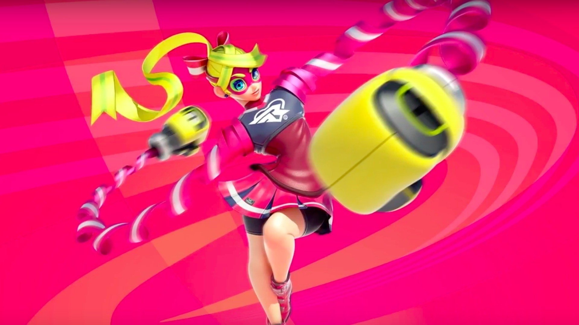 Download Ribbon Girl (Arms) Video Game Arms HD Wallpaper