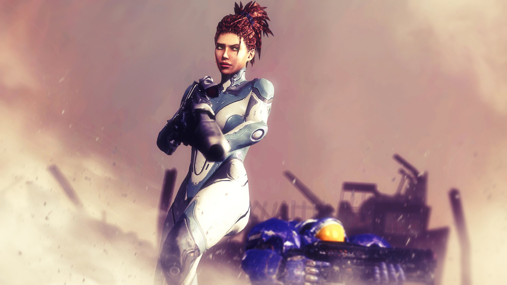 Download Woman Warrior Sarah Kerrigan Video Game Starcraft II HD ...