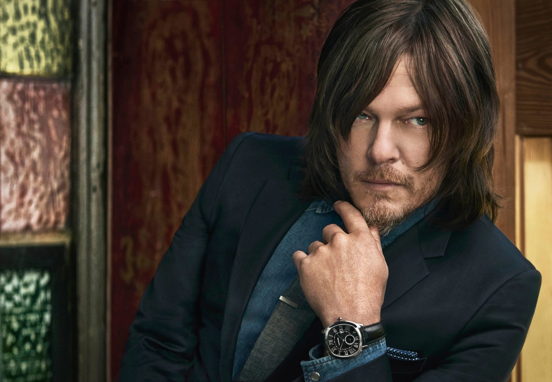 Download Blue Eyes American Actor Celebrity Norman Reedus HD Wallpaper