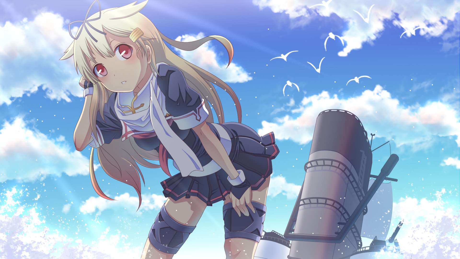 Yuudachi Skybound HD Wallpaper | 1920x1080 | Wallpaper Abyss
