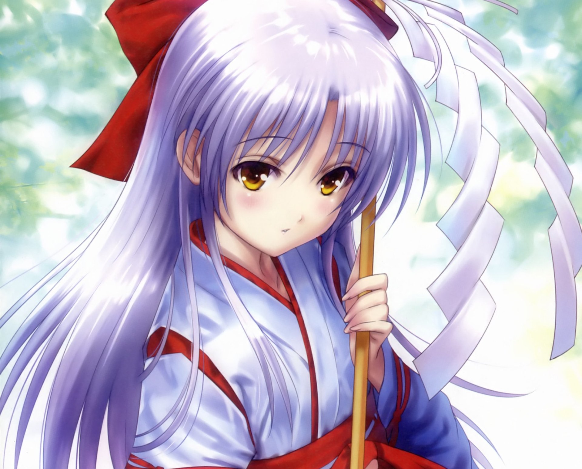 Angel Beats! HD Anime Wallpaper – Serene Spiritual Beauty in Focus