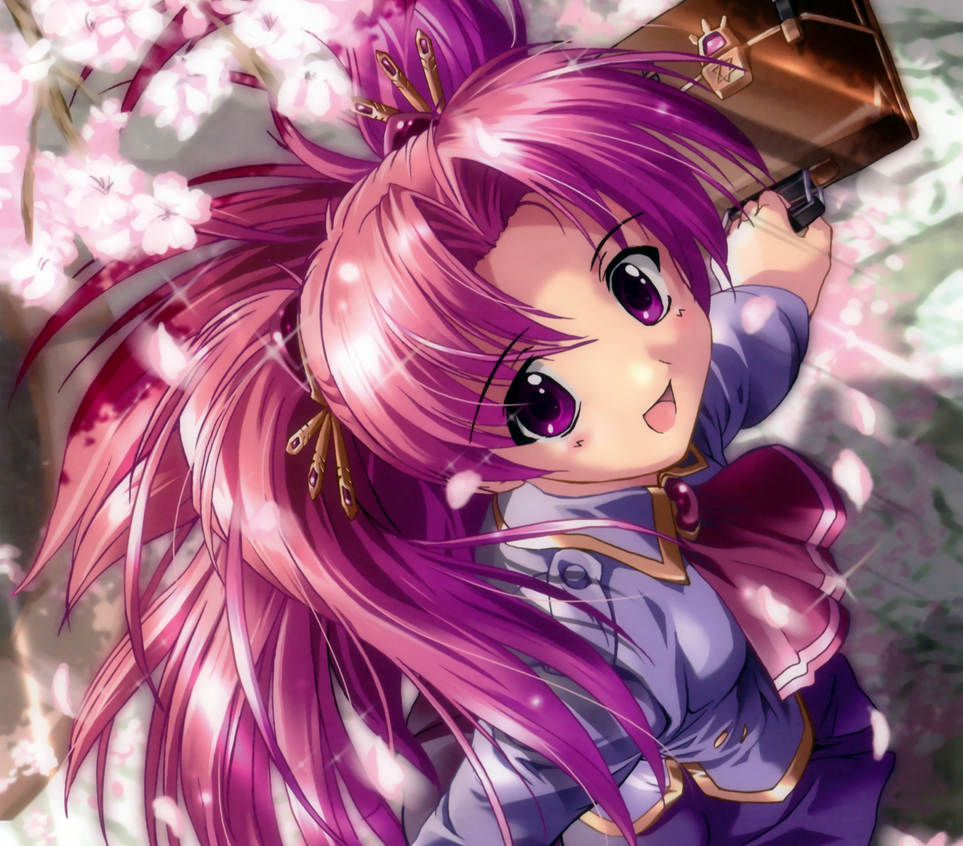 Download Yuna Miyama Anime Maburaho HD Wallpaper by E-ji Komatsu