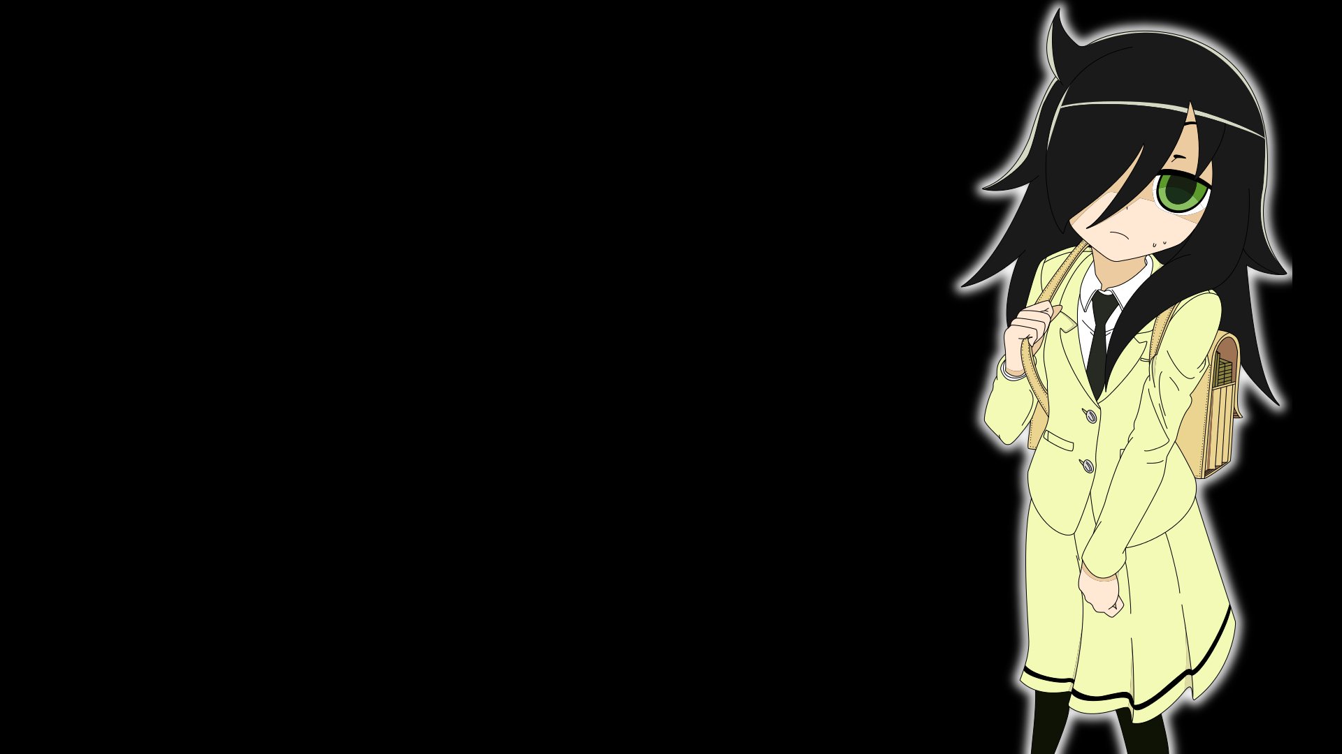 Tomoko Kuroki HD Wallpaper – Watamote Anime Vibes