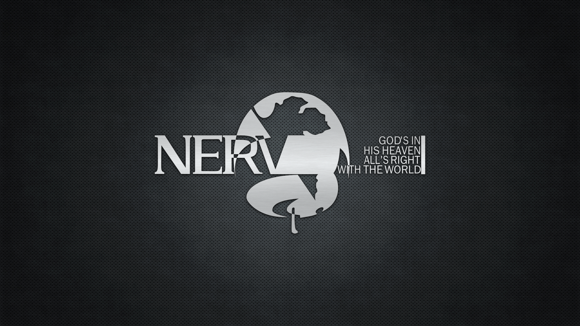 NERV Emblem HD Wallpaper | Neon Genesis Evangelion Anime Iconic Logo