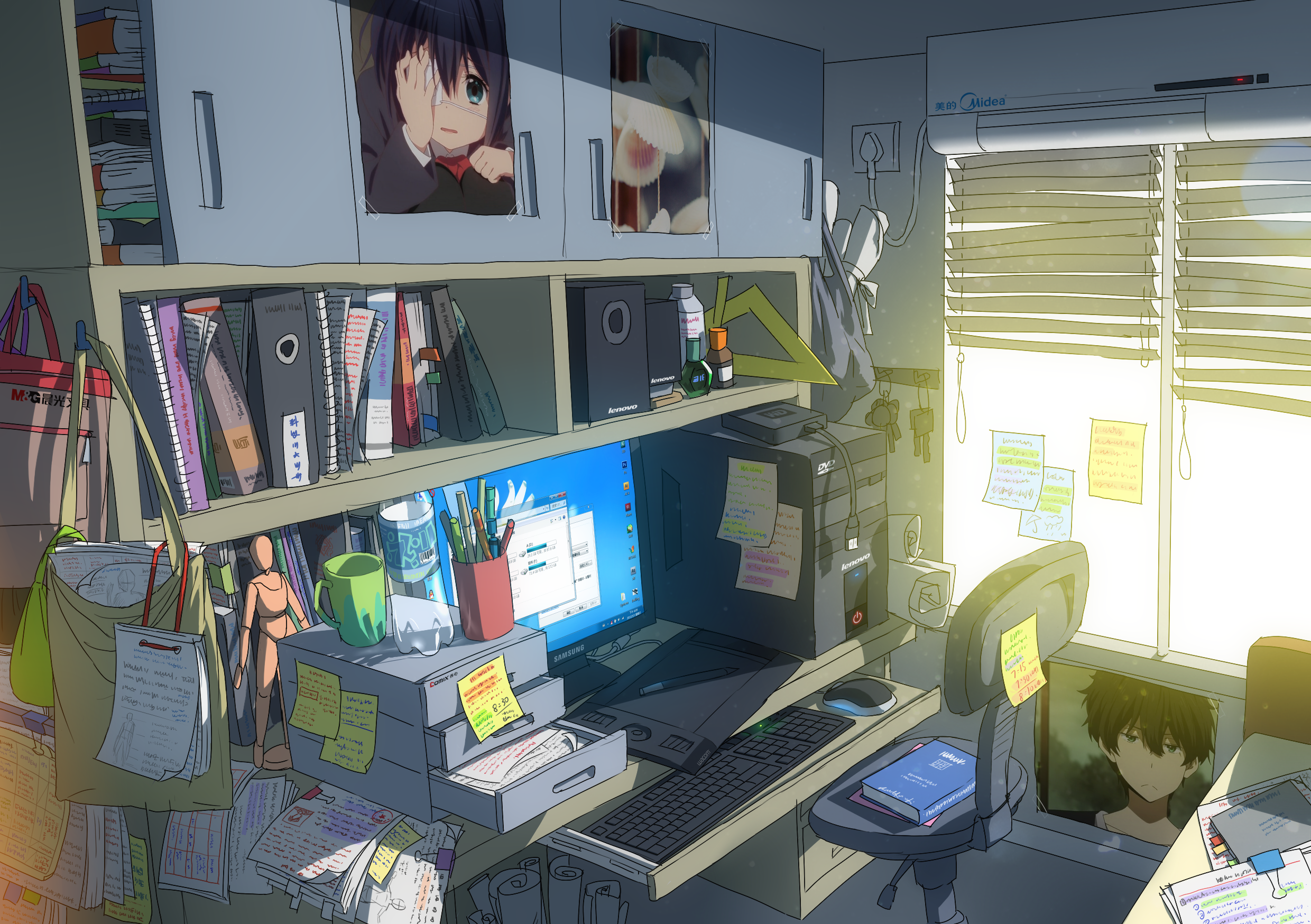 Download Anime Room Anime Room HD Wallpaper