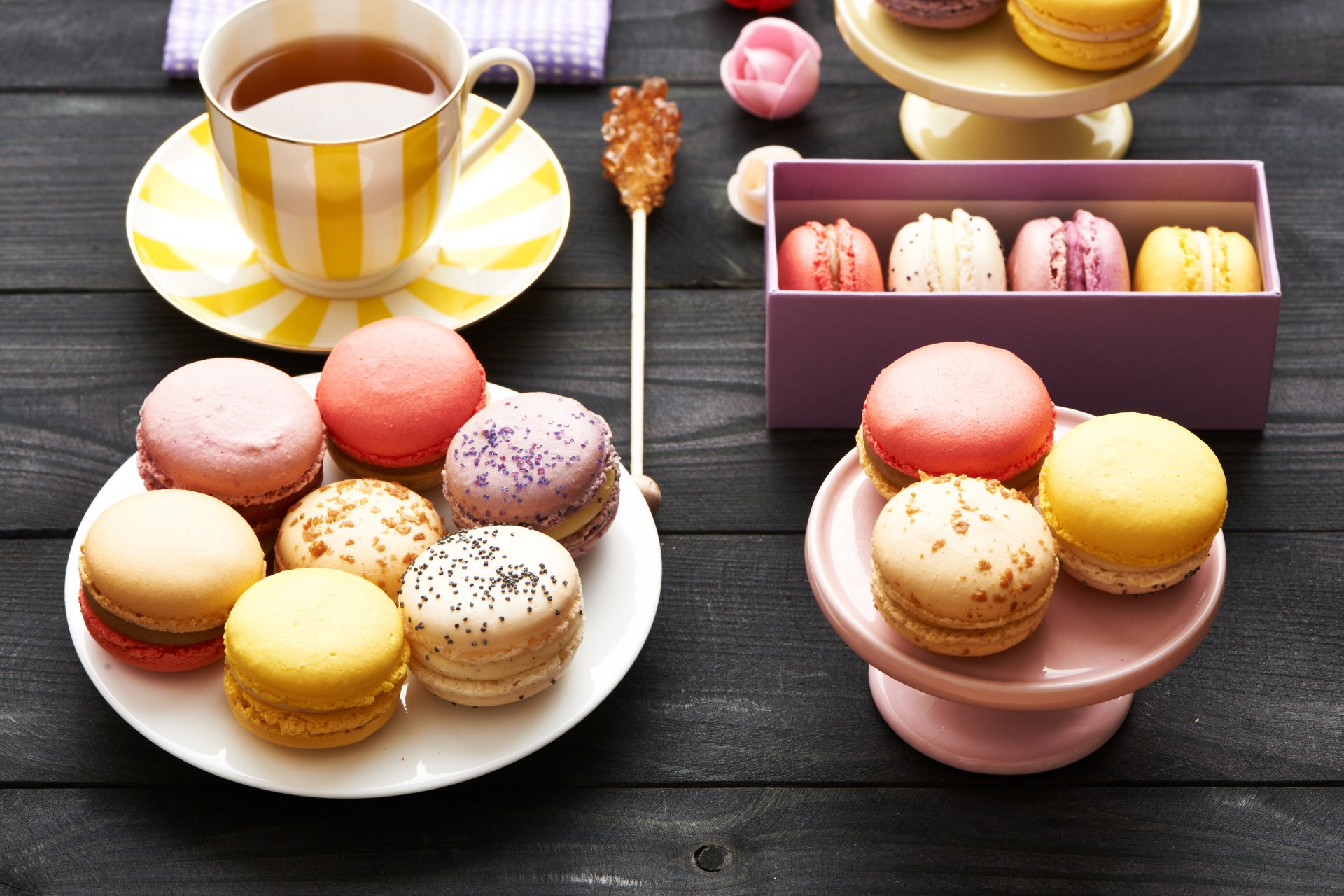 Tea Time Macaroons Sweet