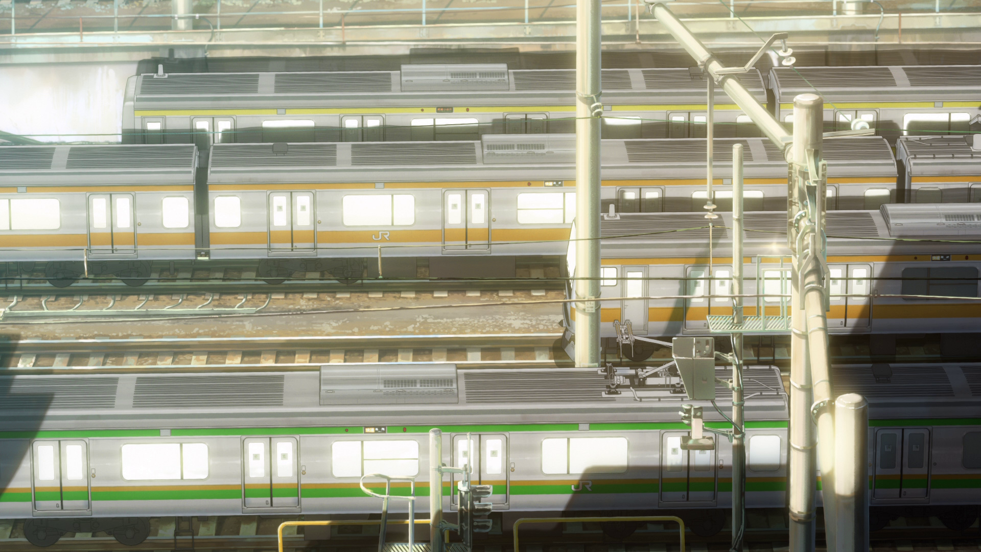 Download Train Your Name. Anime Anime Train HD Wallpaper