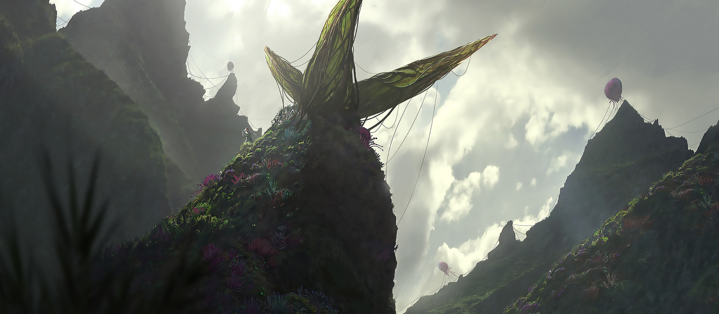 Download Sci Fi Landscape Wallpaper by Masahiro Sawada