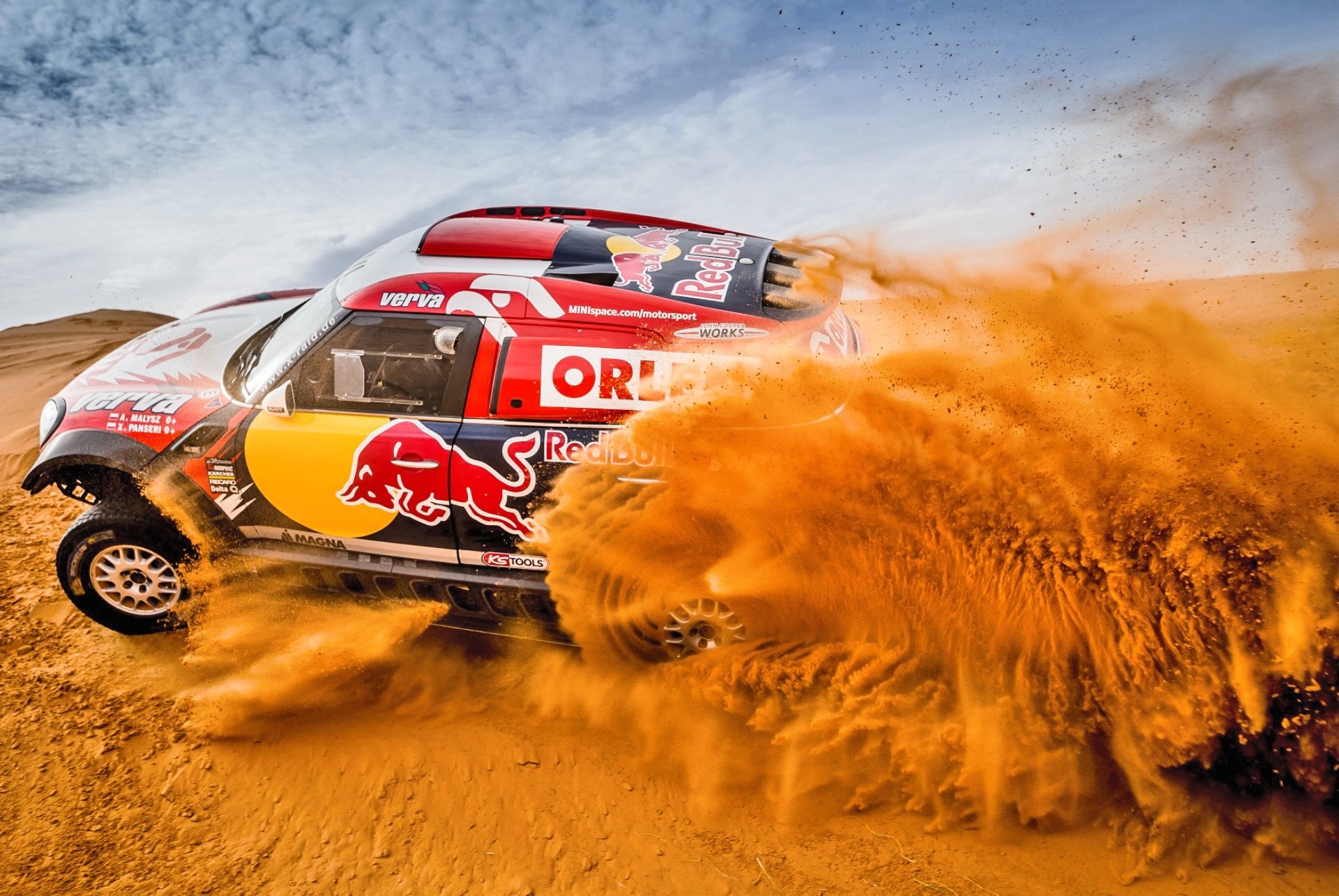HD Desert Rally: Sand-Churning Sports Car Wallpaper | 1920x1285 ...