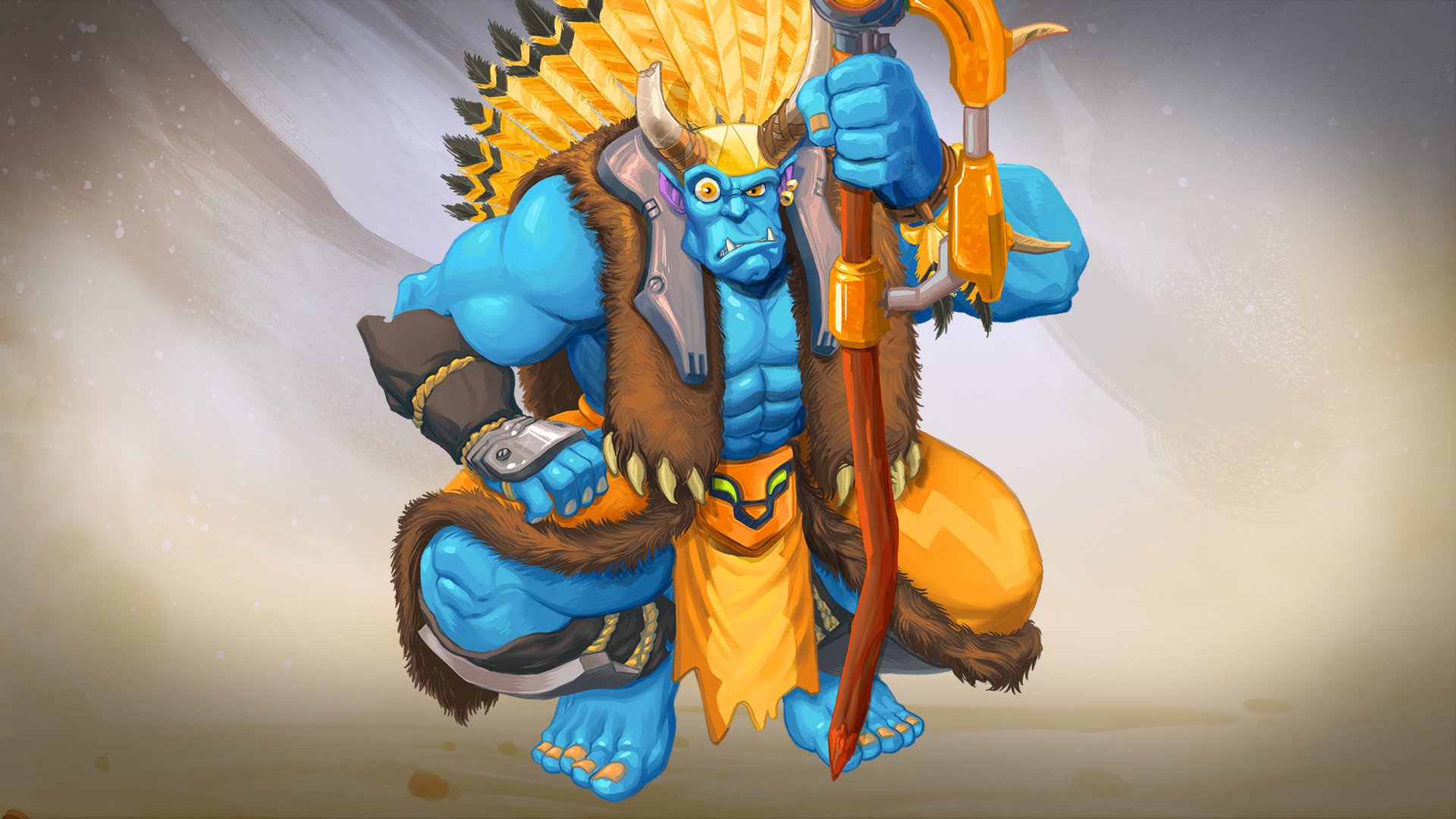 Download Grohk (Paladins) Paladins Video Game HD Wallpaper