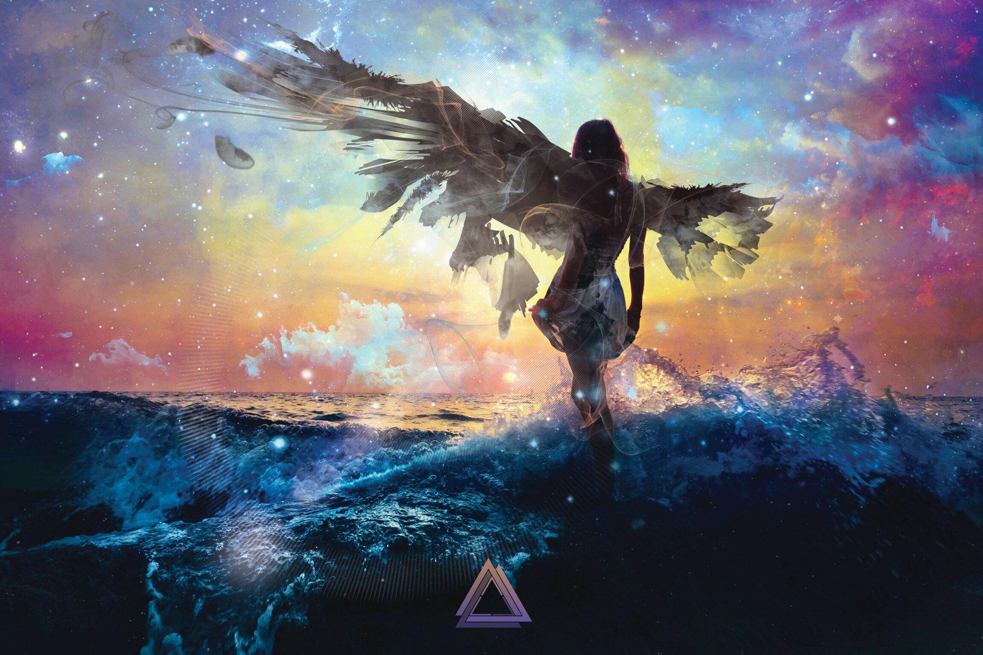 Download Landscape Fantasy Angel Fantasy Landscape HD Wallpaper by ...