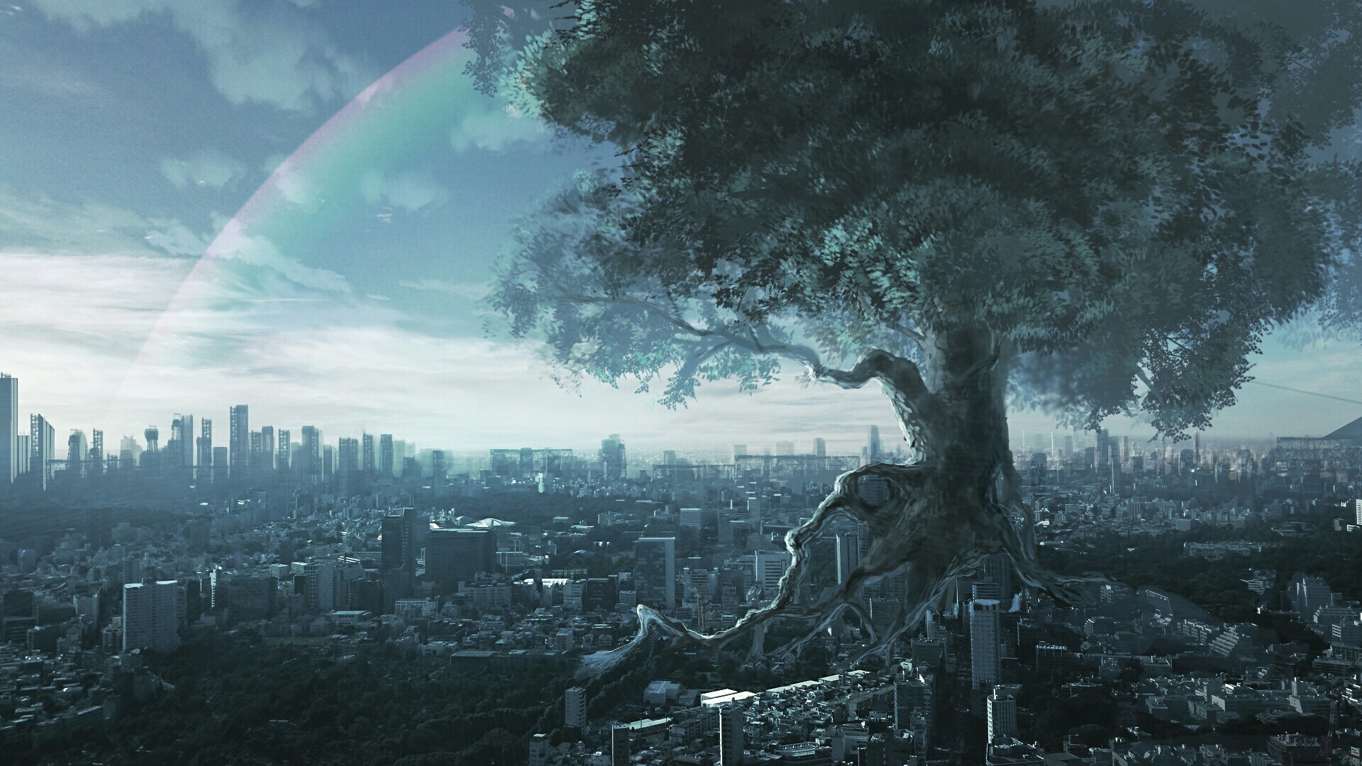 Cloud City 1920x1080 Wallpaper