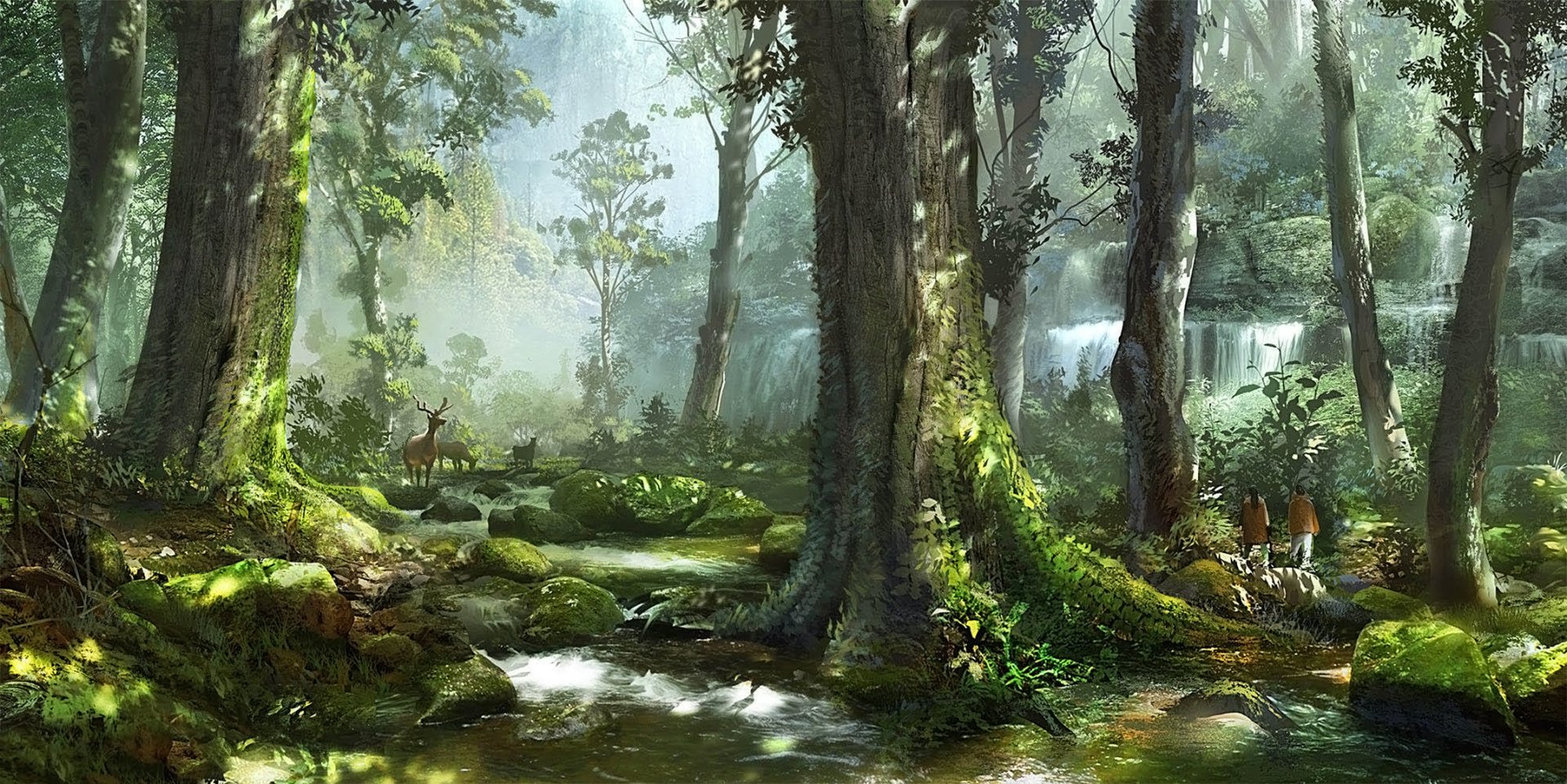 Download Fantasy Forest HD Wallpaper by Red Hong