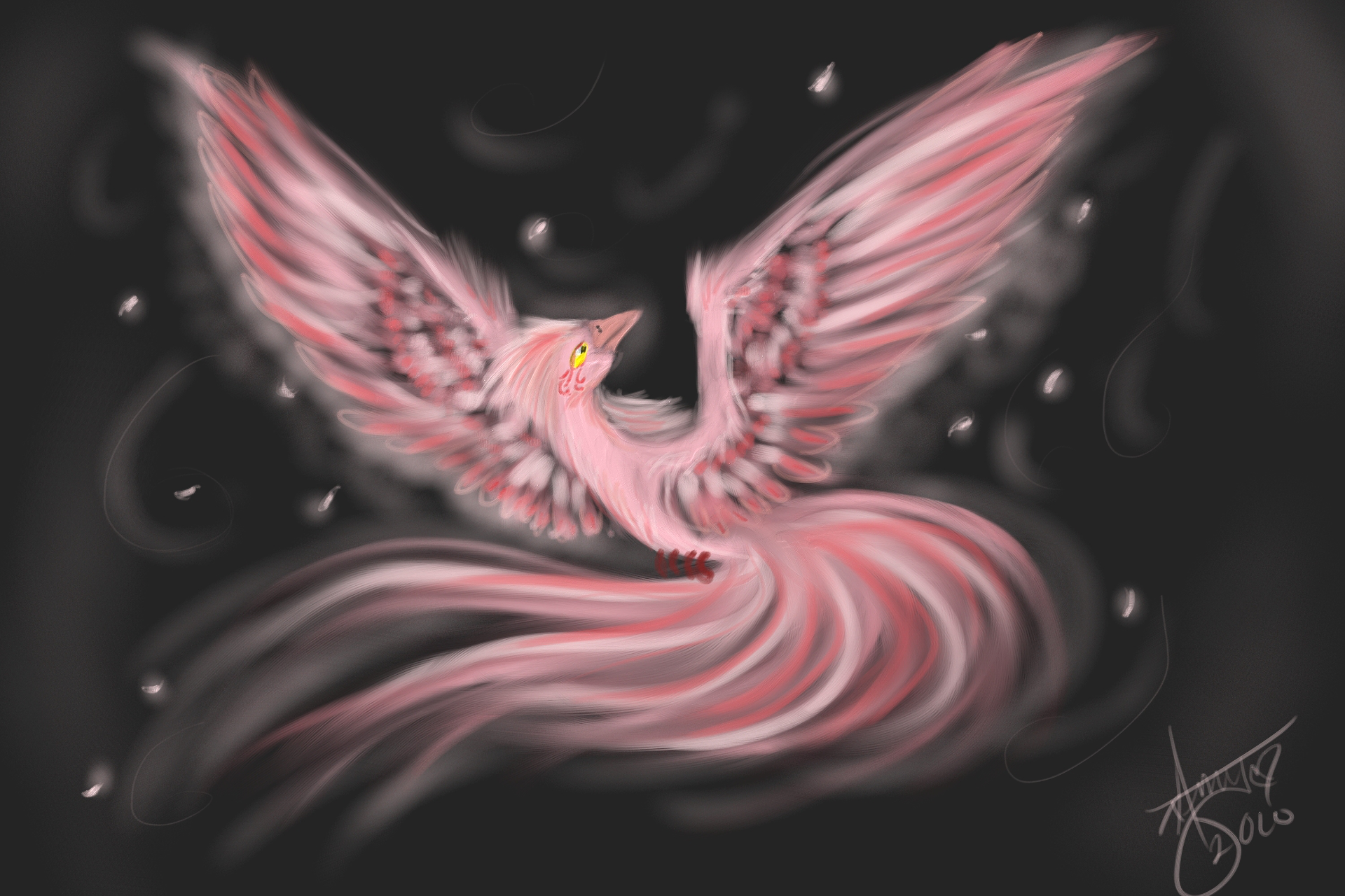 Fantasy Phoenix Bird - HD Wallpaper by Amy N. Klippel