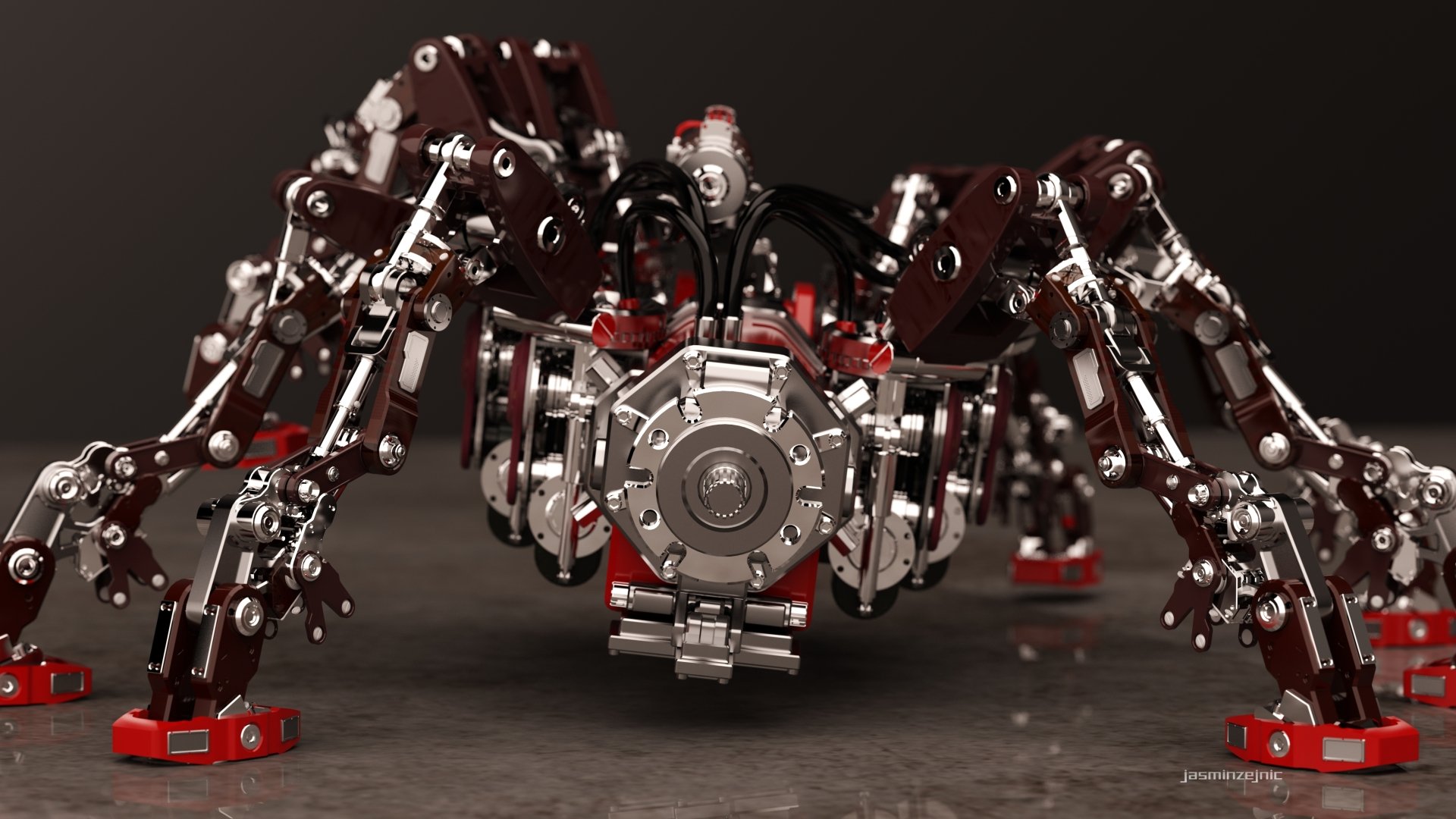 Download Machine High Tech CGI 3D Sci Fi Robot 4k Ultra HD Wallpaper by ...