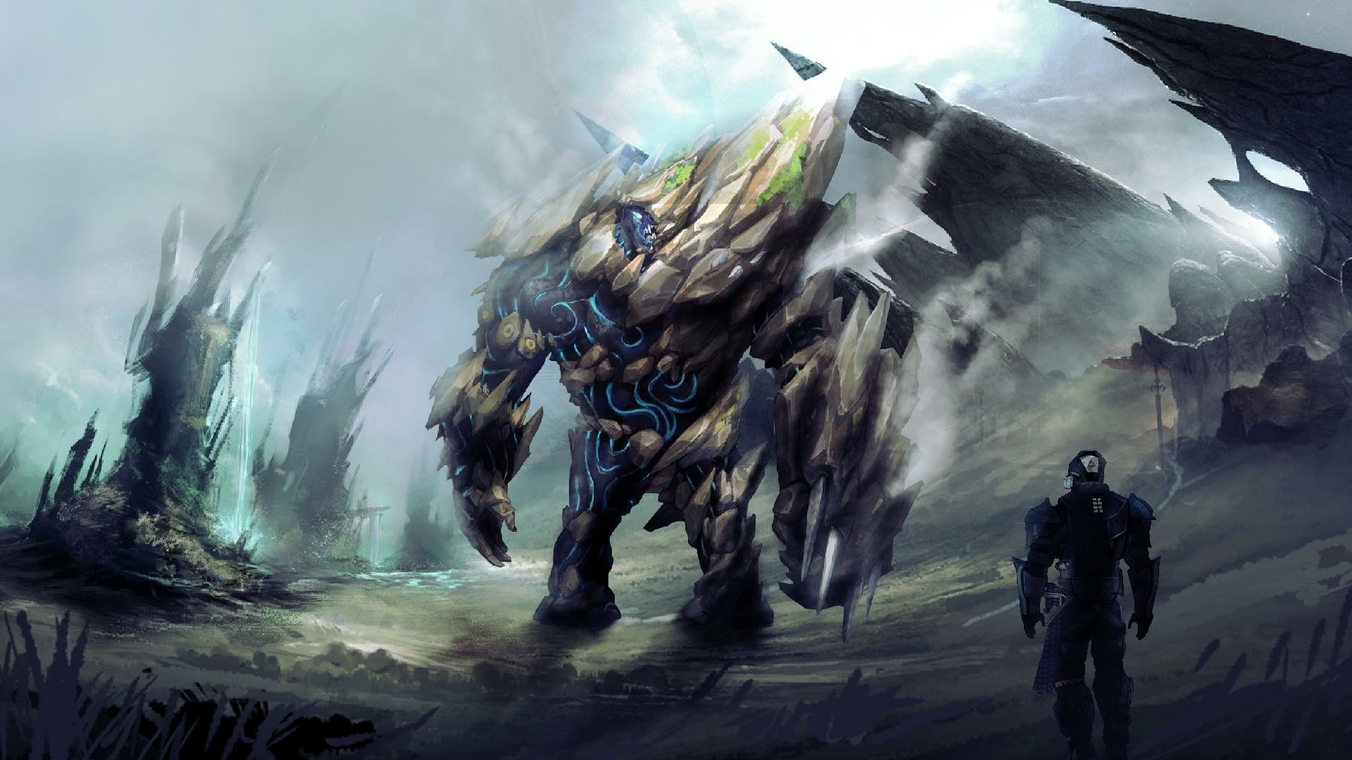 Giant Slayer by Annsatu | 1920x1080 | Wallpaper Abyss