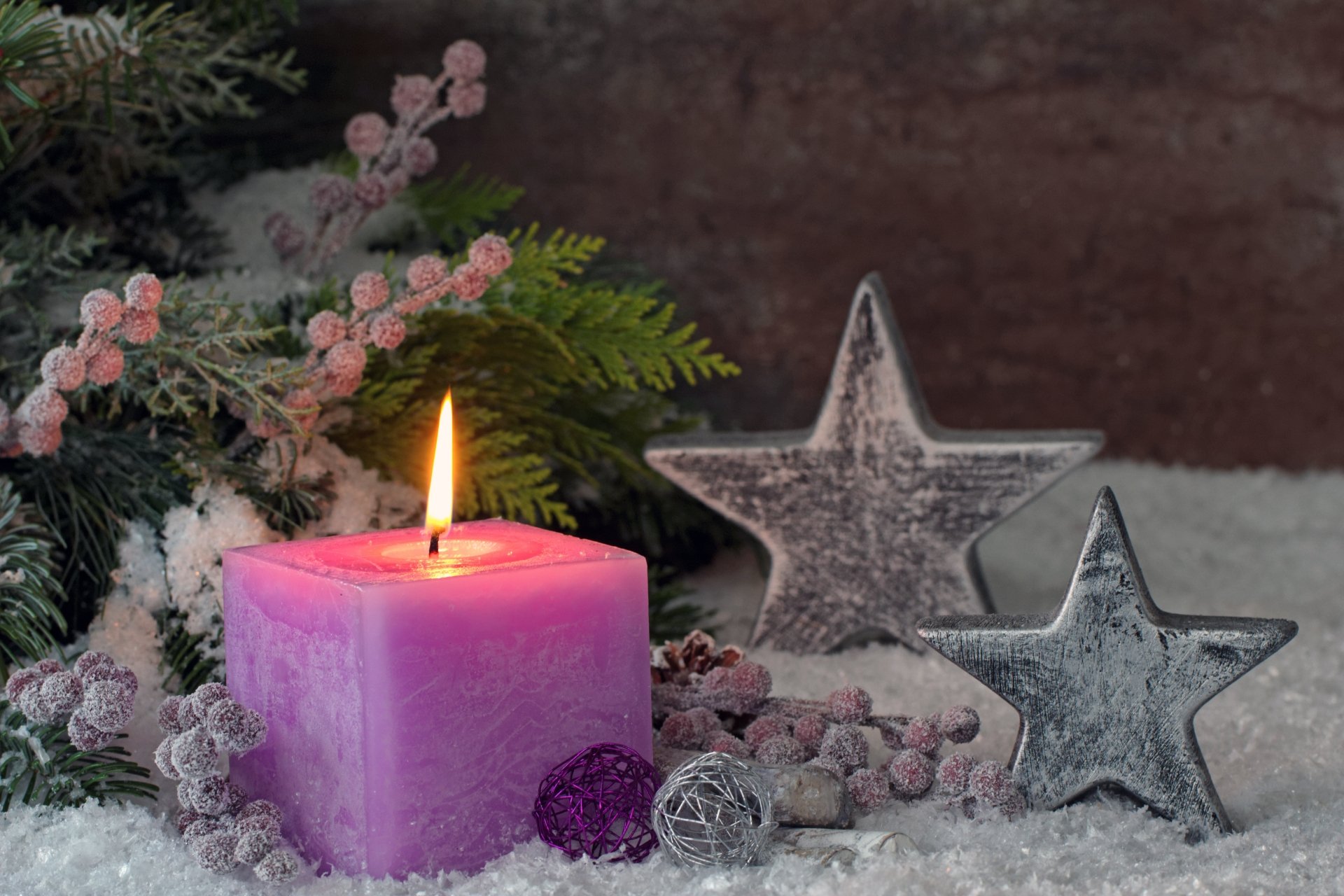 4K Ultra HD Starry Candle Glow Wallpaper | 5184x3456 | Wallpaper Abyss