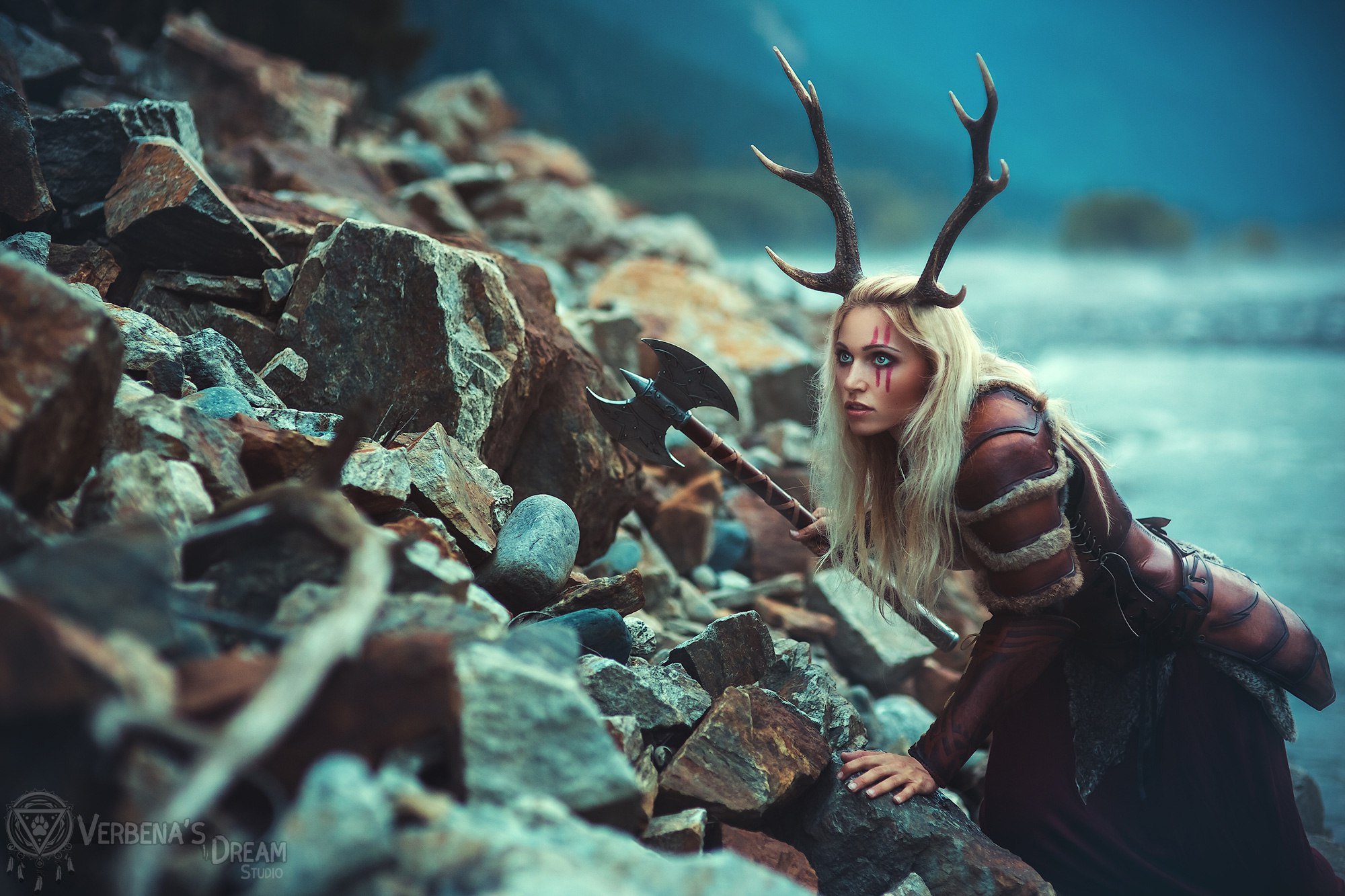 Download Woman Cosplay HD Wallpaper by Verbena's Dream Studio