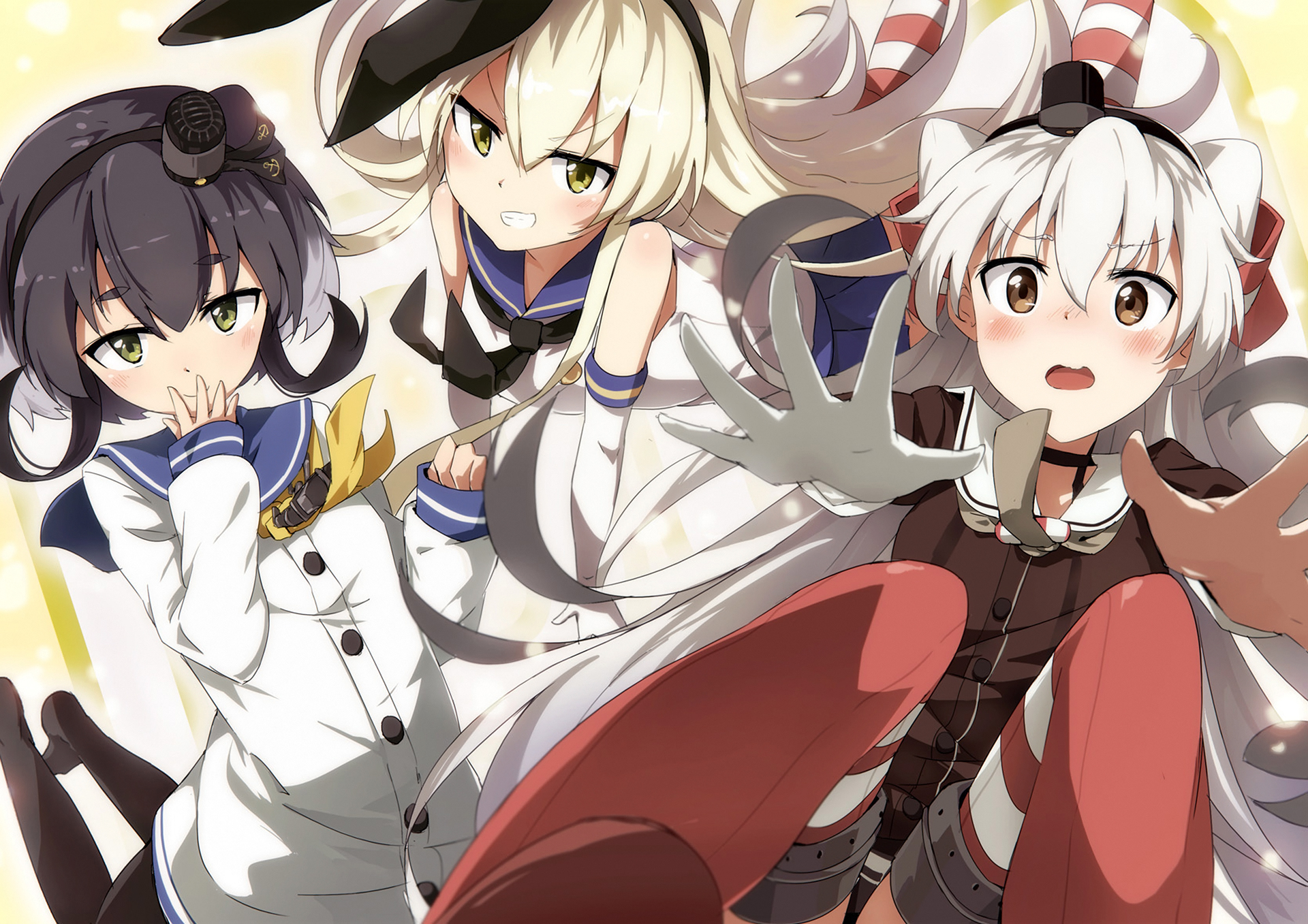 Kantai Collection Trio Tokitsukaze Amatsukaze Shimakaze HD Anime Kantai Collection Trio Tokitsukaze Amatsukaze Shimakaze HD Anime