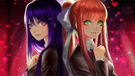 doki-doki-game-files Desktop Wallpapers, Phone Wallpaper, PFP, Gifs, and More At Alpha Coders!