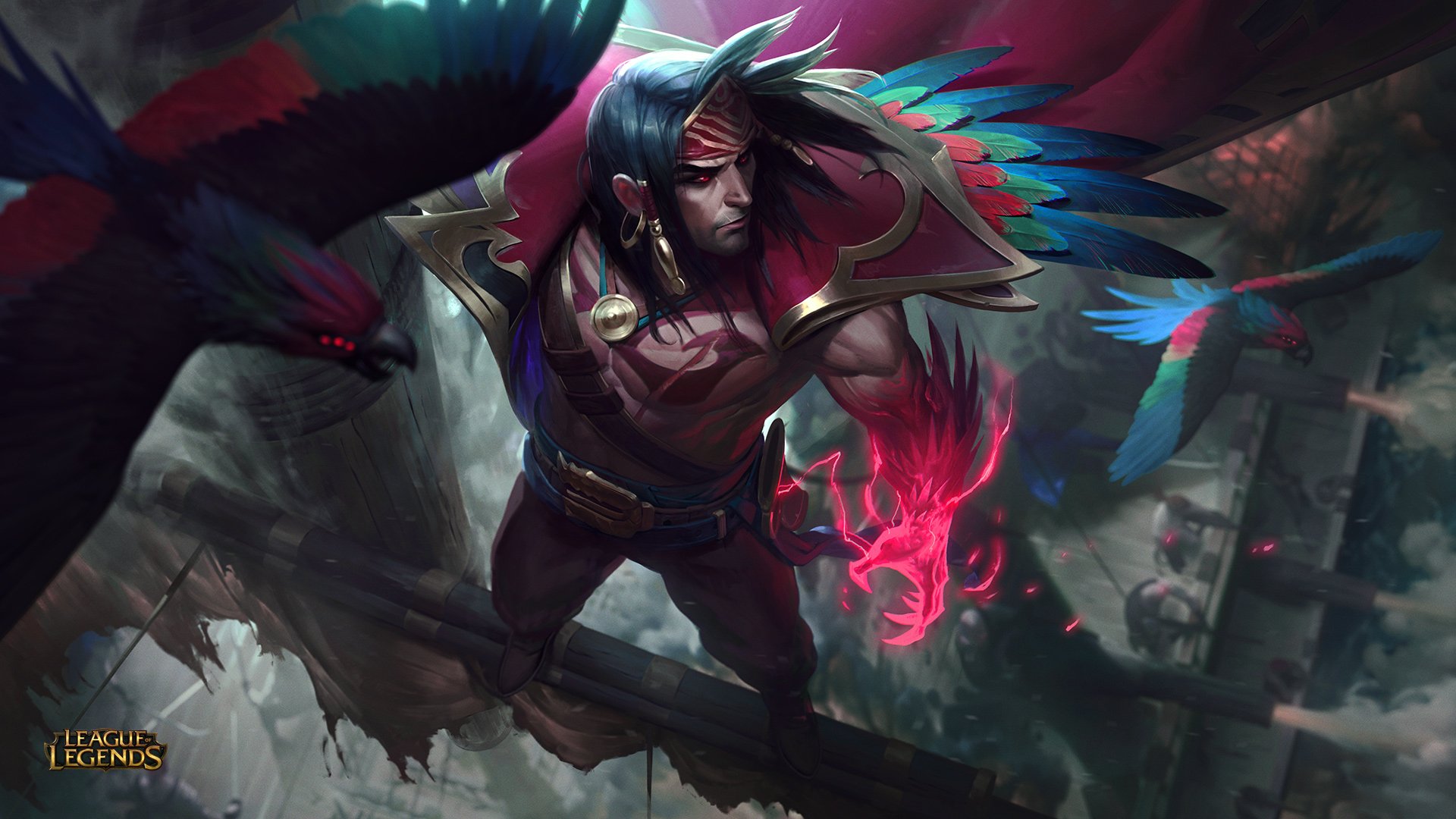 Swain Ascendant: HD League of Legends Video Game Wallpaper