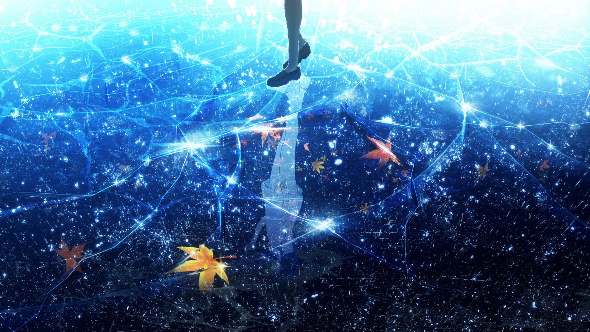 Enchanted Anime Reflection - HD Wallpaper